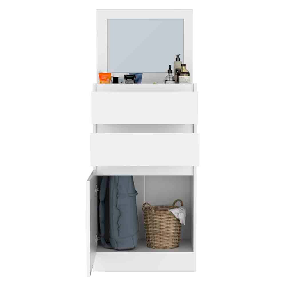 Tatayosi Asturias Dresser with Jewelry Box and Mirror Single Door ...