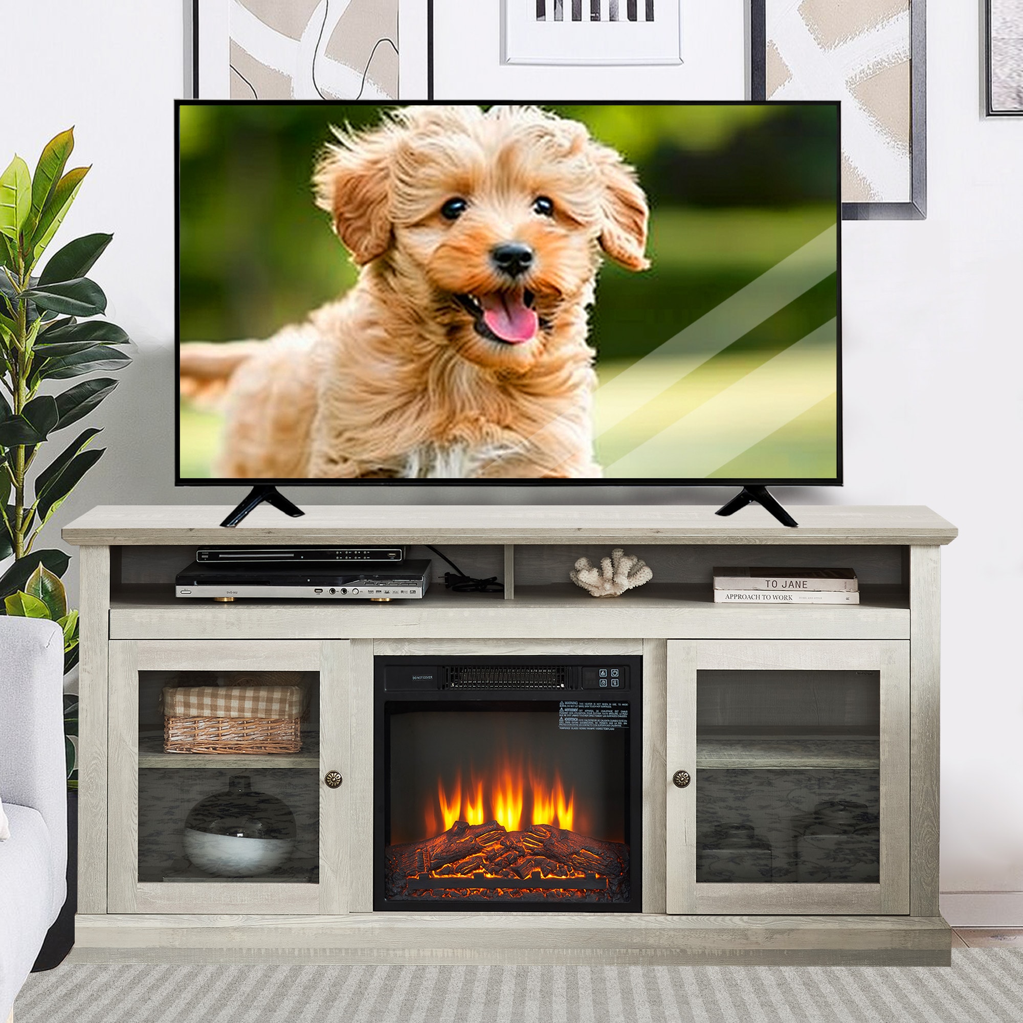 Gray tv stand 60 inch store