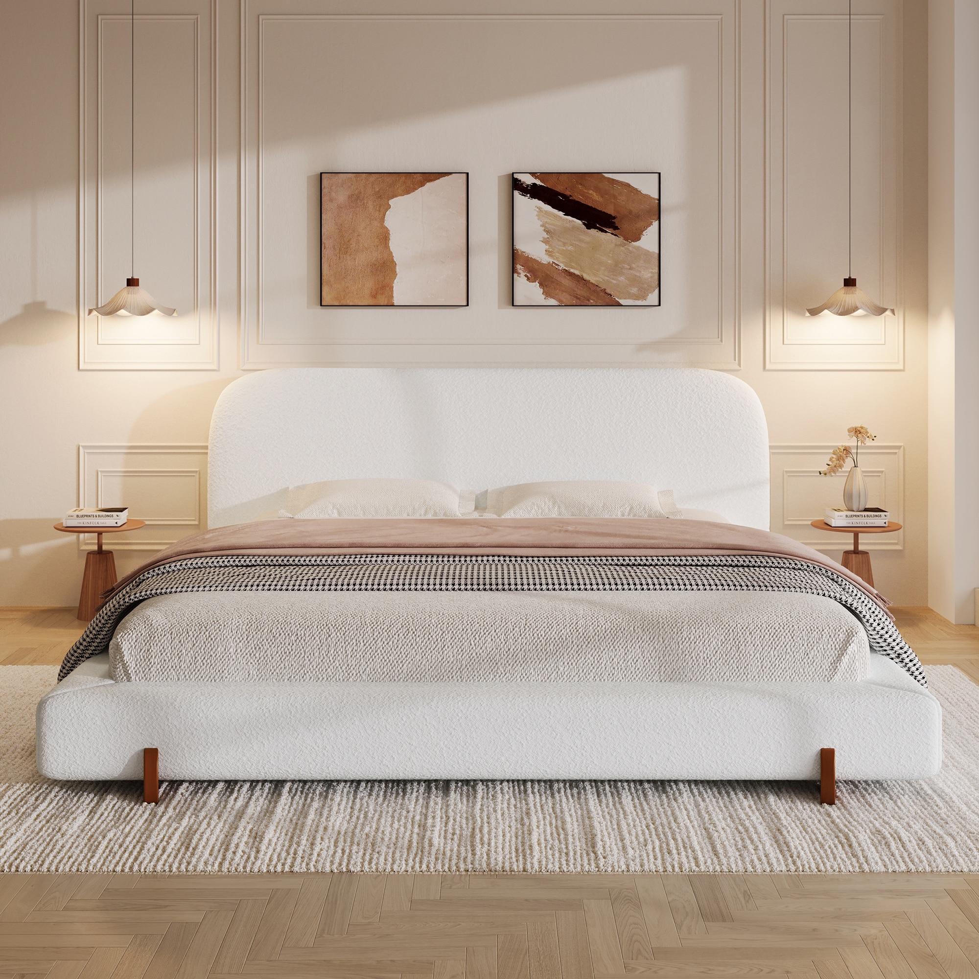 Christopher Knight Home Eldora Modern Wood Upholstered California King ...