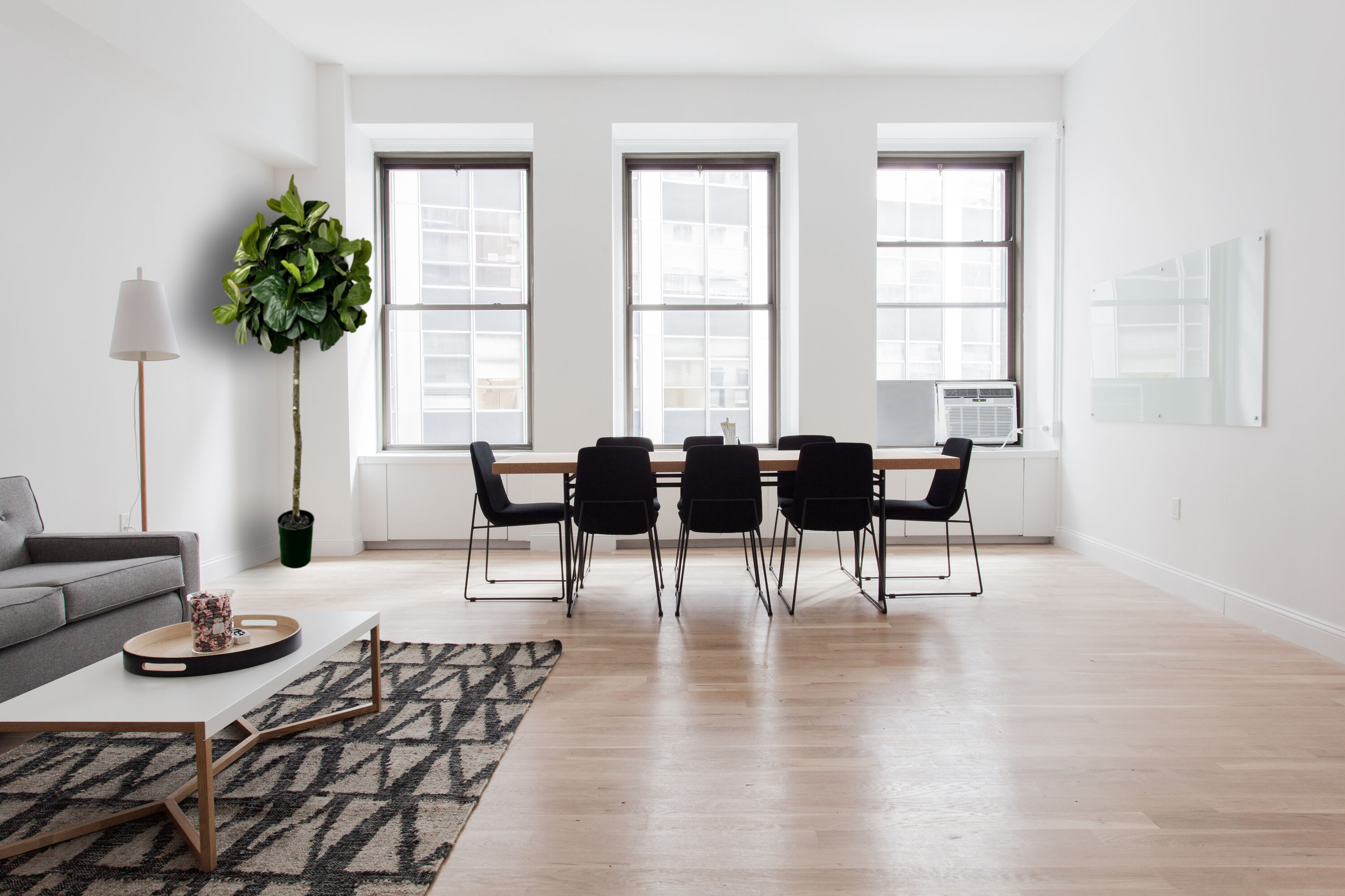 72-in Green Indoor Floor Fiddle Leaf Artificial Tree in the Artificial ...
