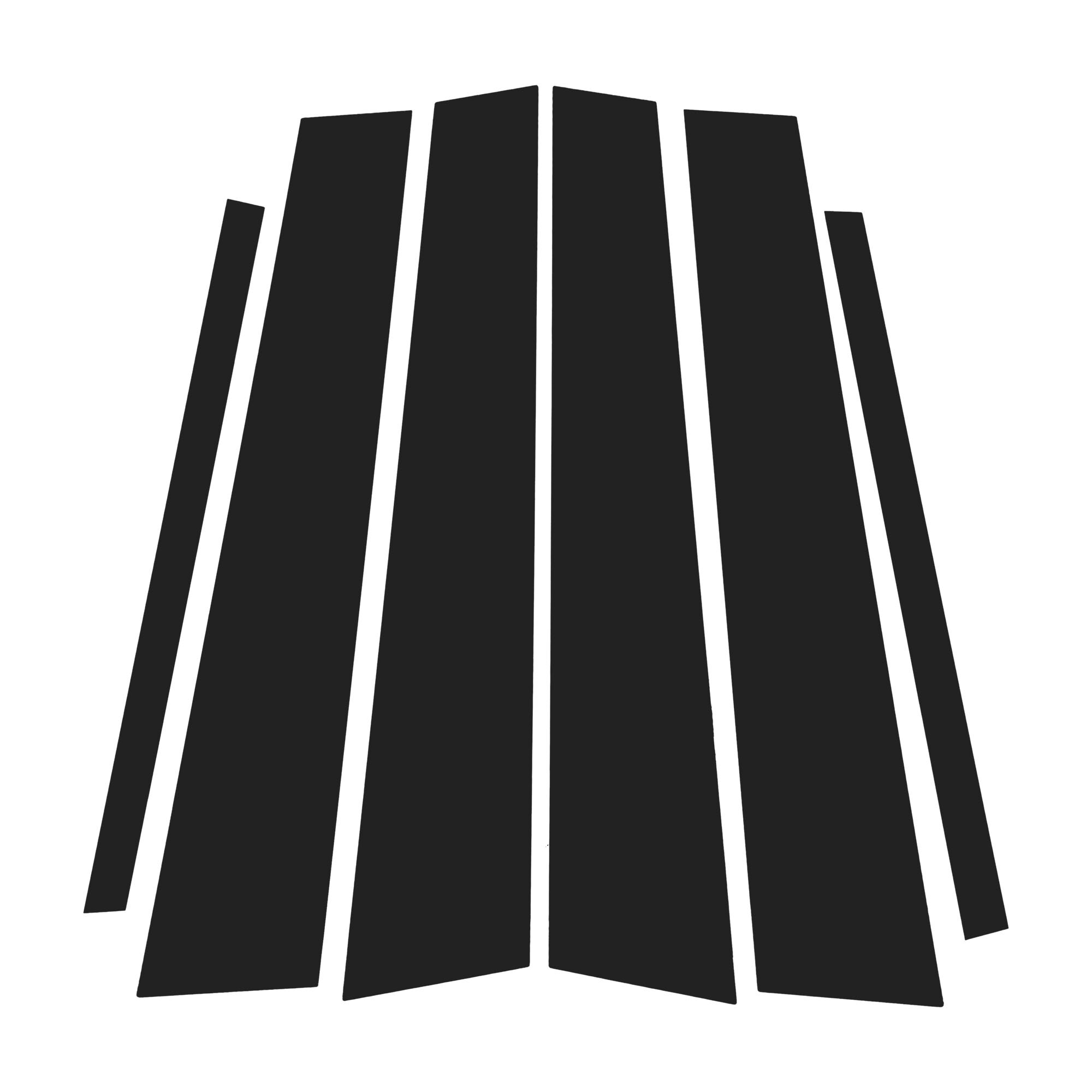 Unique Bargains 6pcs Door Pillar Window Trim for Infiniti G35 4-Door ...
