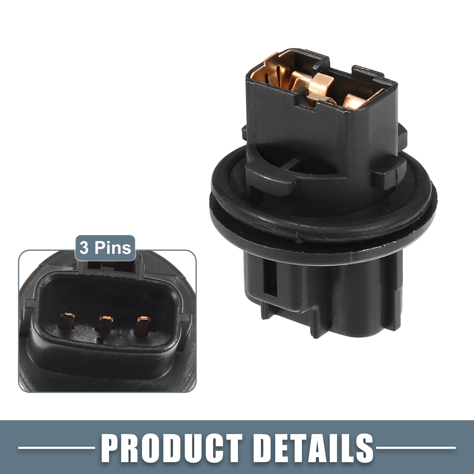Unique Bargains 2pcs Front Turn Signal Light Lamp Bulb Holder 81128 ...