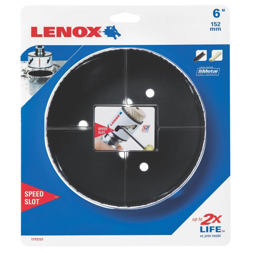 LENOX 6 in Bi metal Non arbored Hole Saw in the Hole Saws Kits department at Lowes