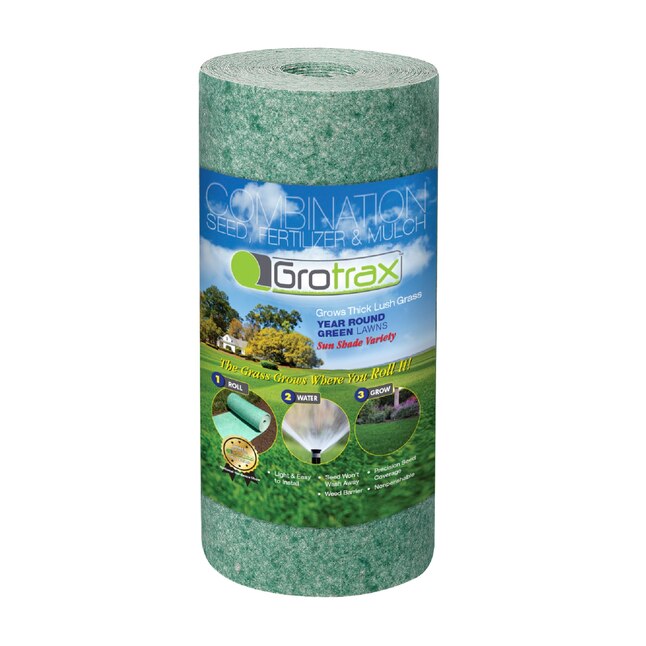 Grotrax 50 Ft X 1 Ft Compost Fabric Natural Seed Blanket In The Grass Seed Department At