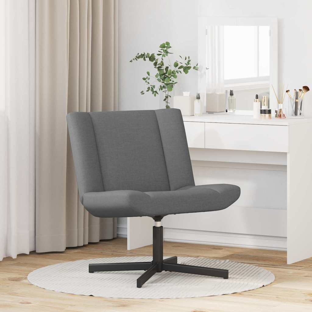 vidaXL Swivel Chair Dark Grey 63 x 75 x 76 cm fabric in the Chairs ...