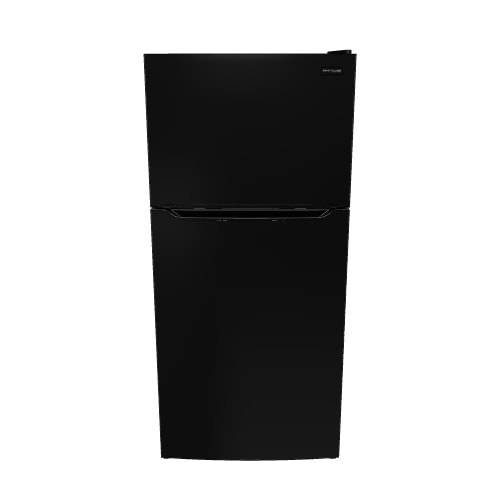 Frigidaire 20-cu ft Top-Freezer Refrigerator (Black) Garage Ready ...