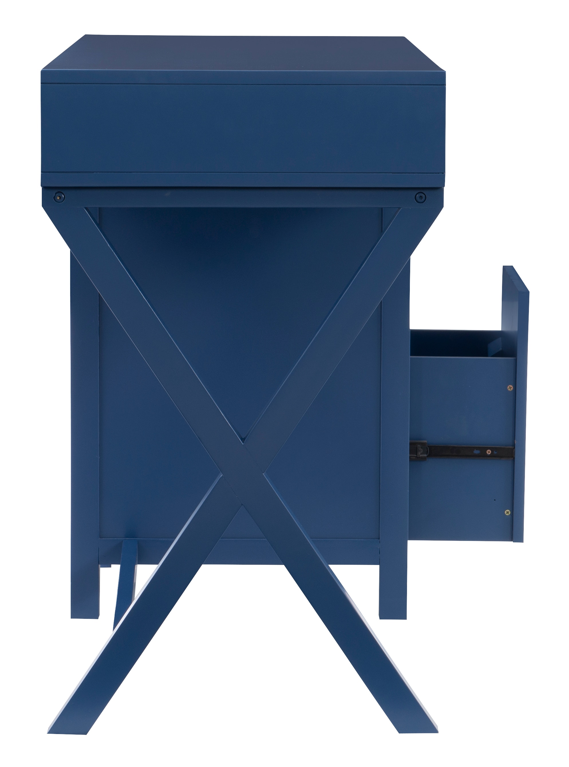 Linon 48-in Blue Rubberwood Student Desk LOWES1144 at Lowes.com