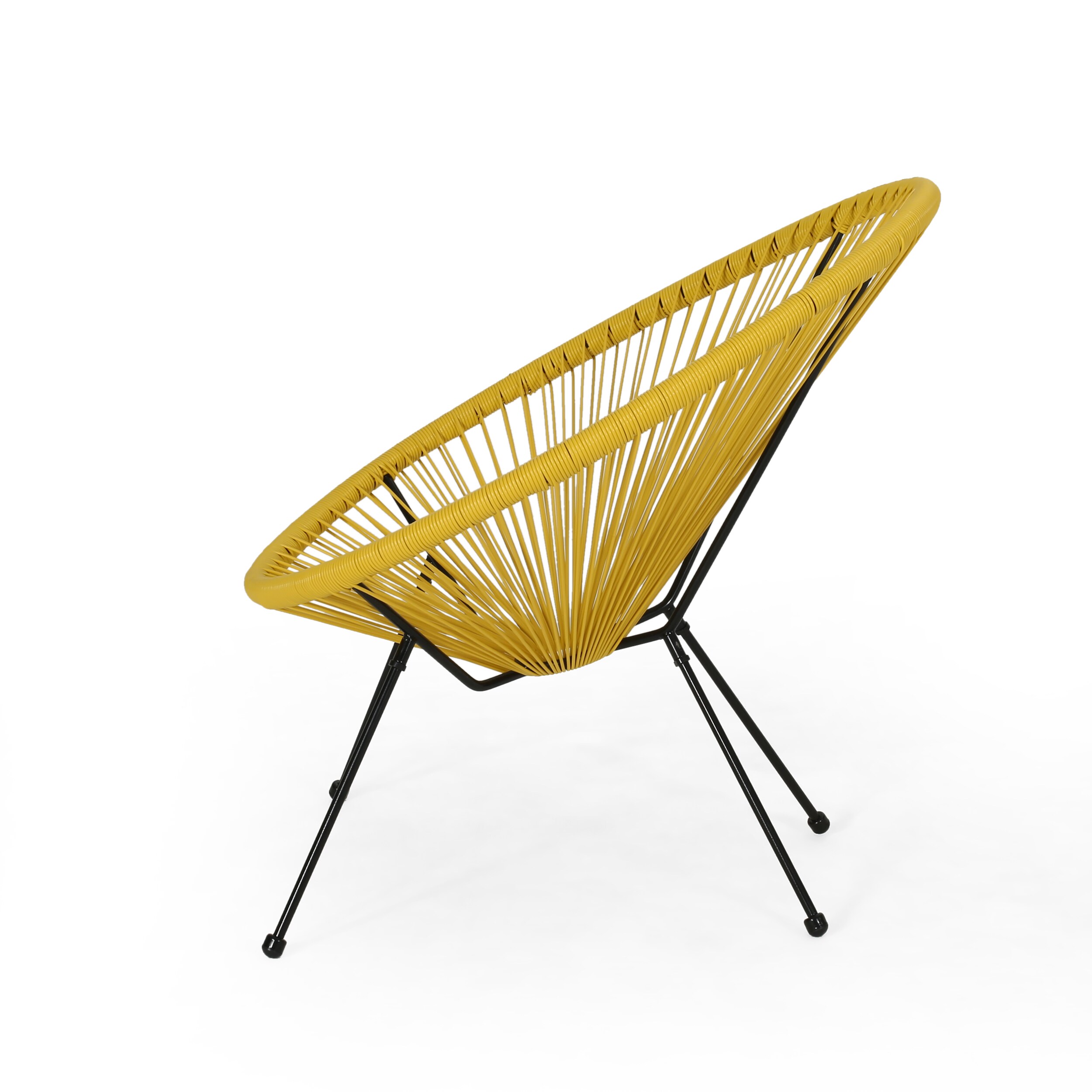 Christopher Knight Home Anson Outdoor Steel Chairs w Hammock Rattan ...
