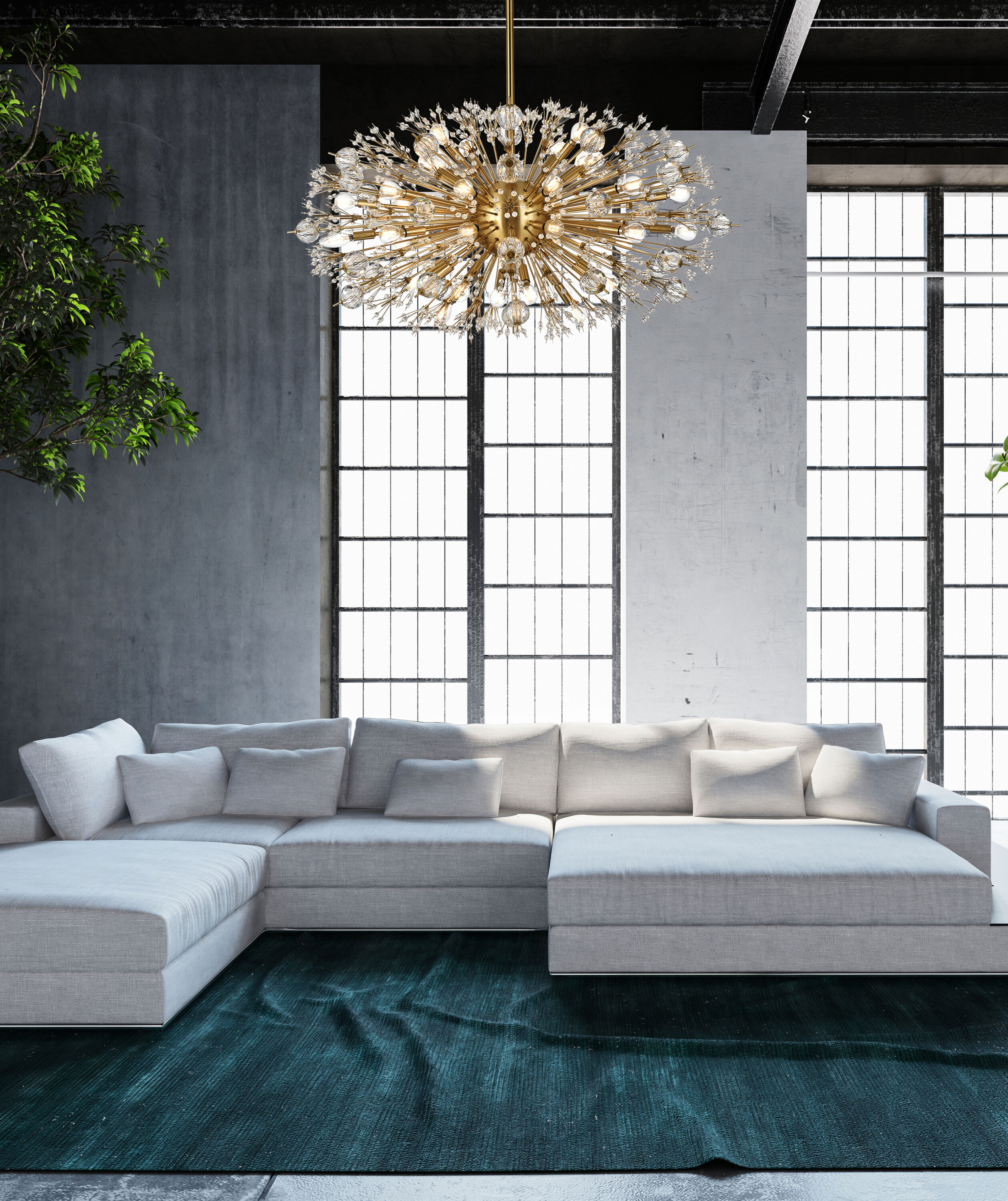 Elegant Decor Home Furnishing 38 -Light Gold Modern/contemporary ...