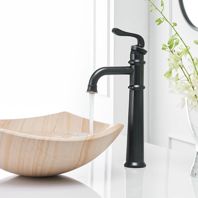 BWE Oil Rubbed Bronze Vessel 1-Handle WaterSense Bathroom Sink Faucet ... BWE Oil Rubbed Bronze Vessel 1-Handle WaterSense Bathroom Sink Faucet ...