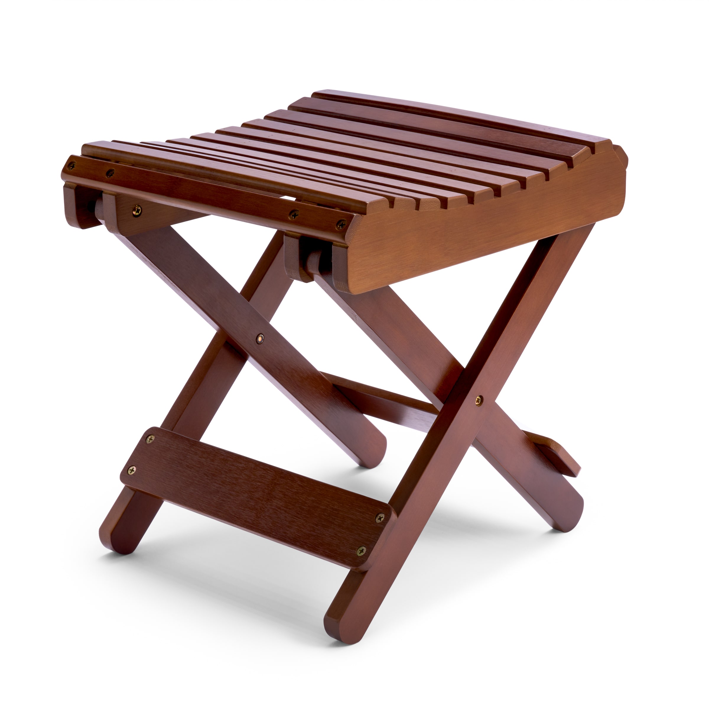 SORBUS Bamboo Folding Step Stool Bench Great for Bathroom Spa Sauna ...
