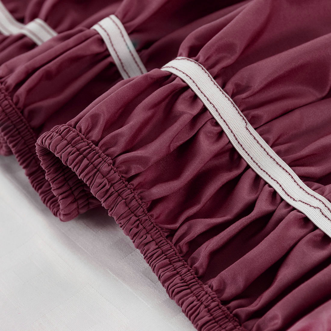 Unique Bargains Bed Skirt Wrap Around Bedskirt Three Fabric Sides ...