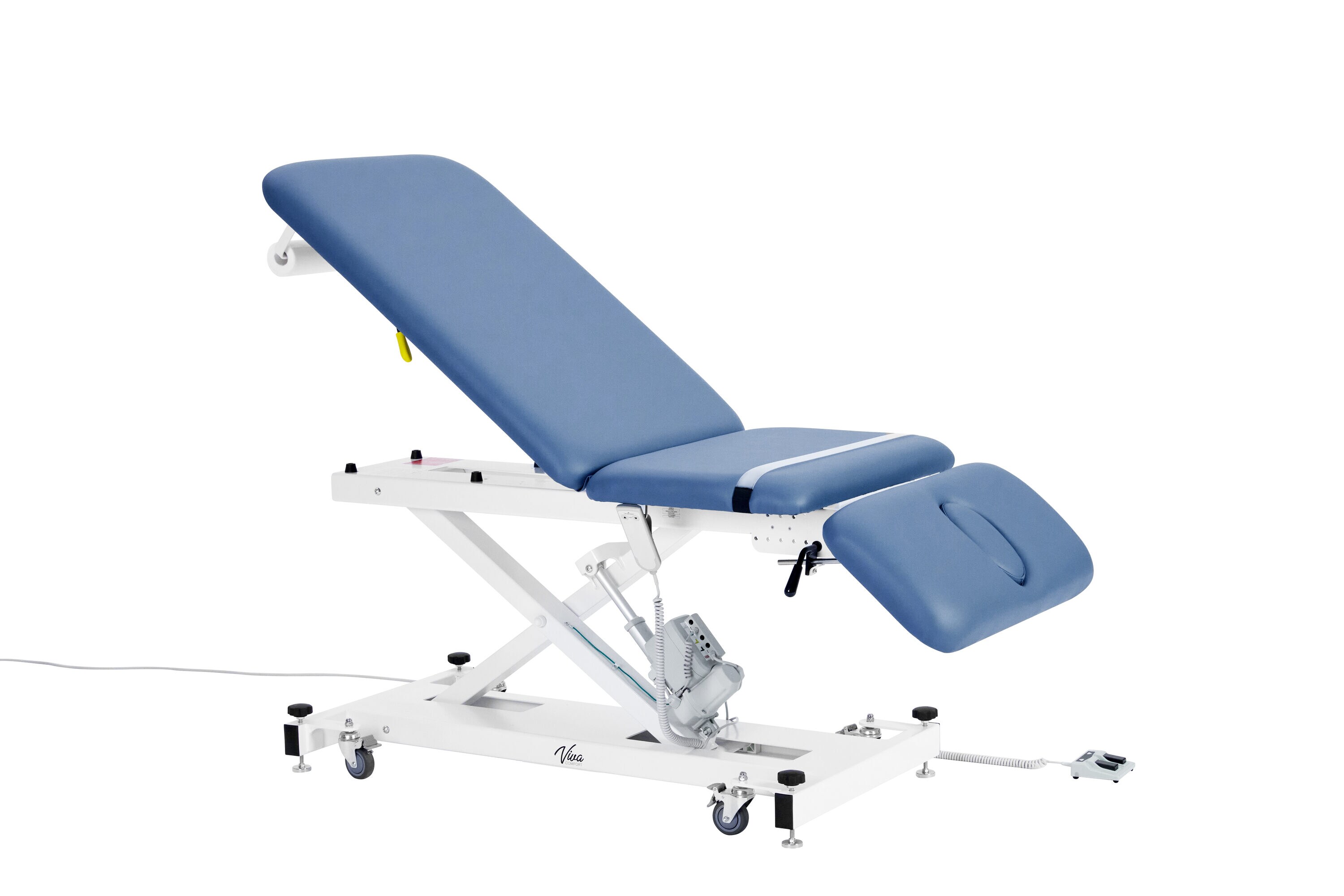 Viva Comfort XRO Blue Upholstered 600-lb Capacity Steel Mobile Open ...