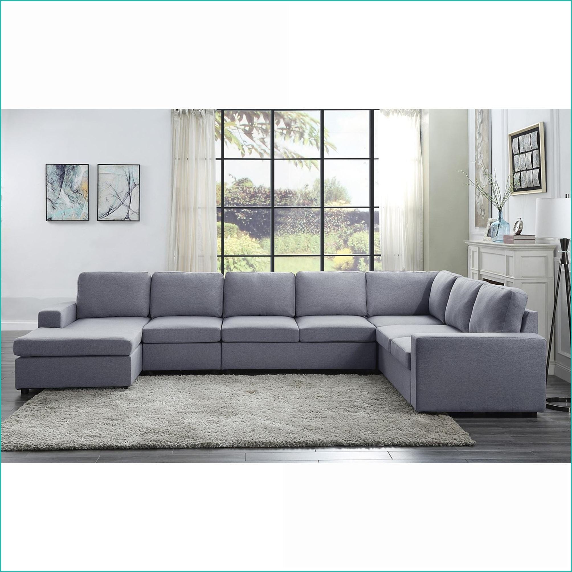 Watnature Sectional Sofas 147 7-Seat Reversible Modular Chaise European ...