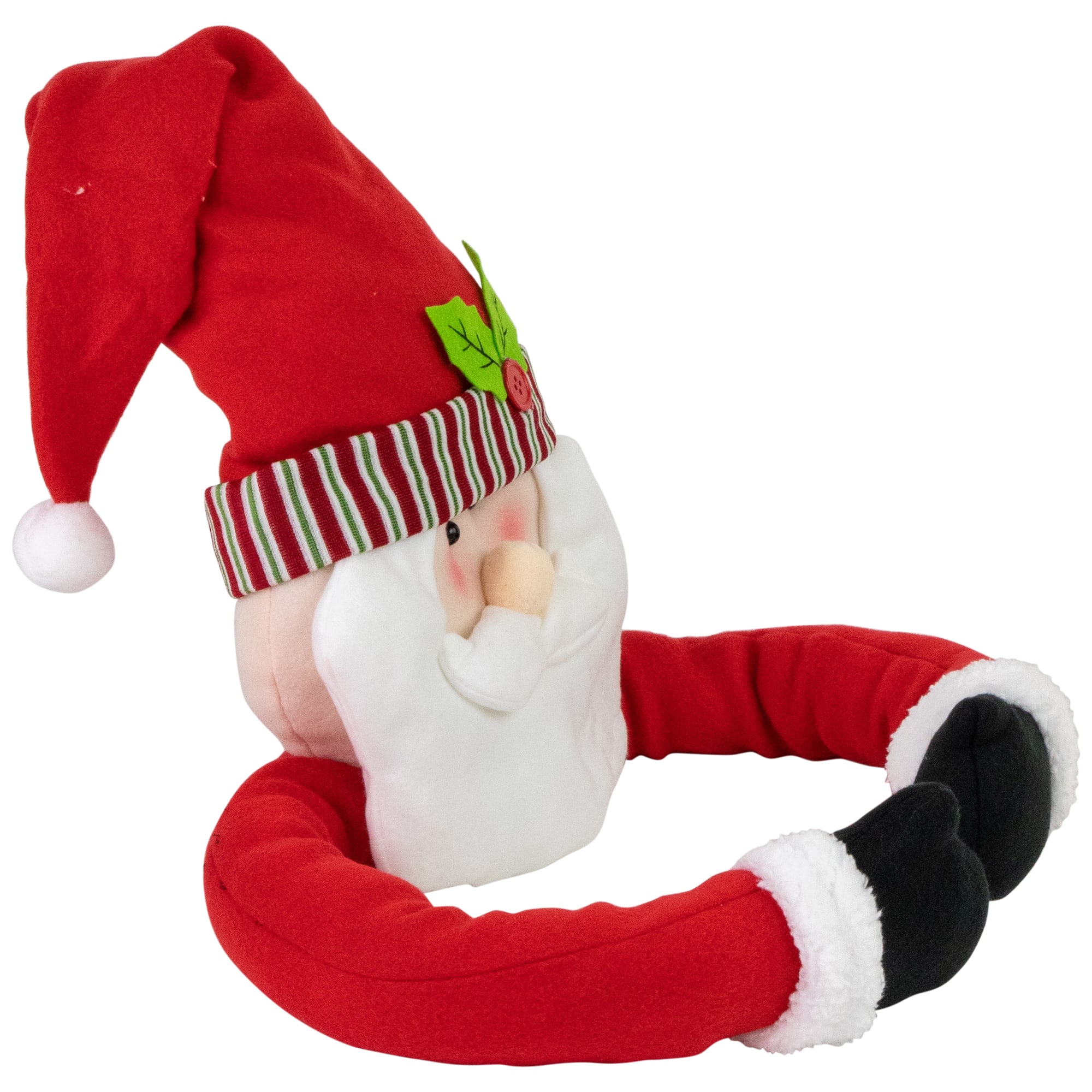 Northlight 27 inch Plush Santa Claus Christmas Tree Topper Unlit in the ...