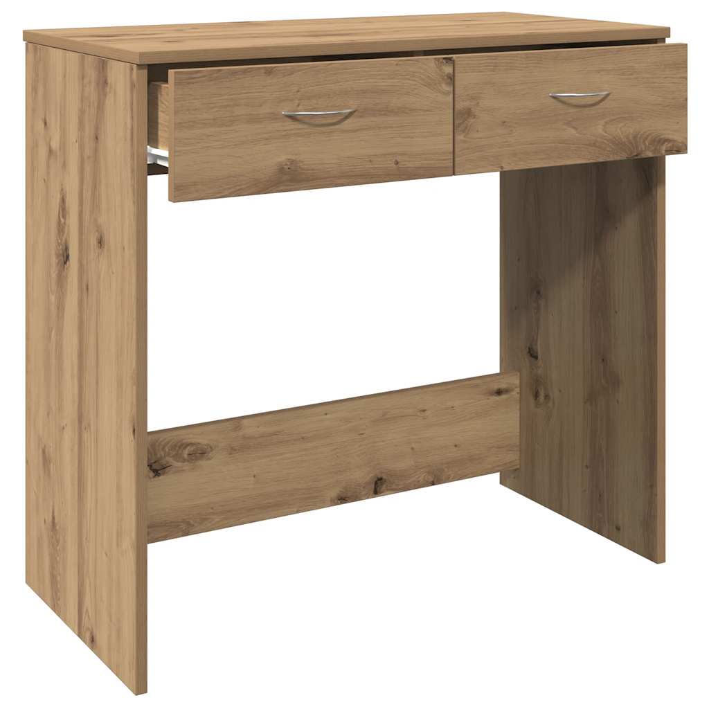 vidaXL Desk Artisian Oak Engineered wood Compact Rectangular Modern in ...