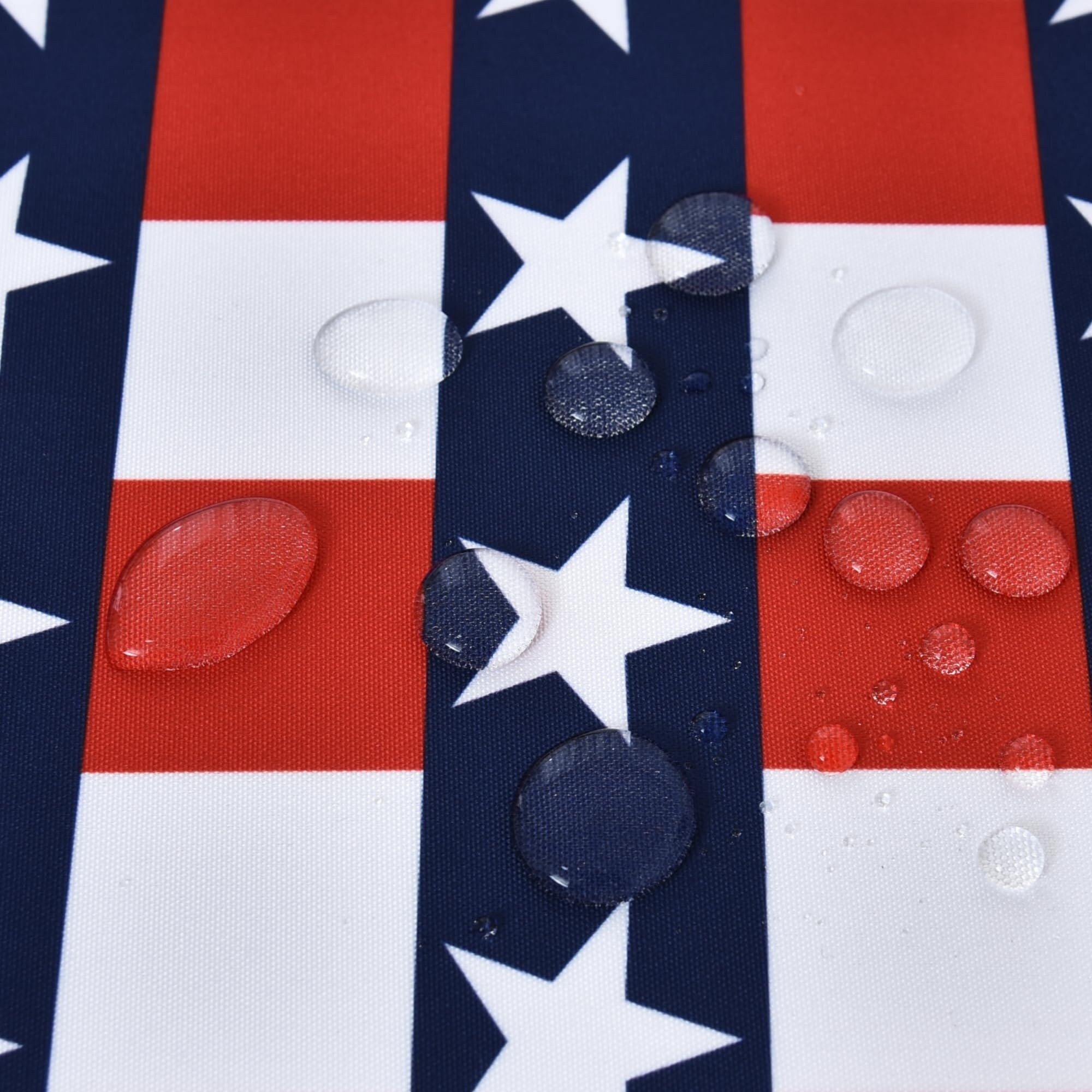 Afoxsos Gingham Patriotic Tablecloth Fabric 58x102 Inch Water Resistant ...