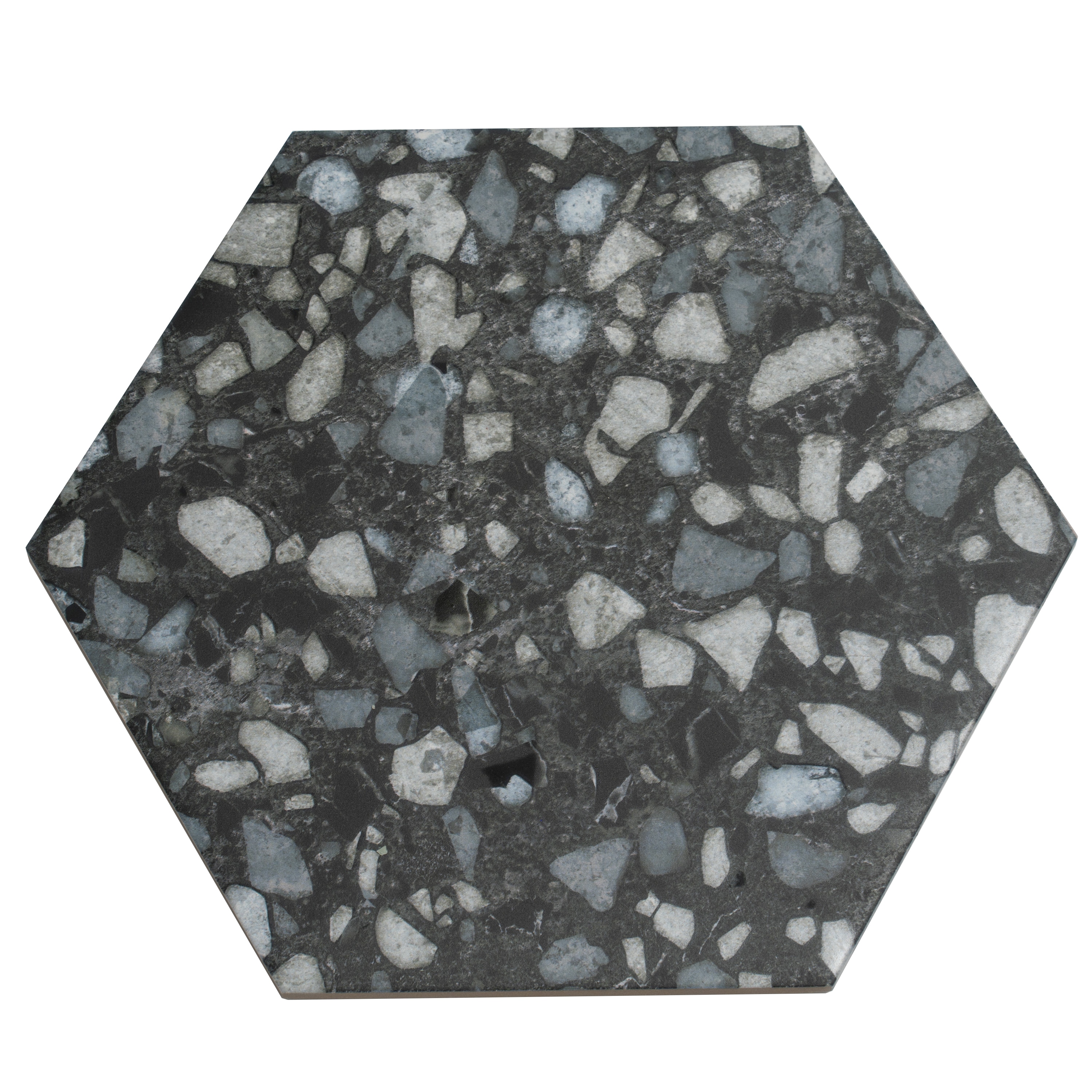 Apollo Tile Sample - Zenith Charcoal Black 4-in x 5-in Matte Porcelain ...