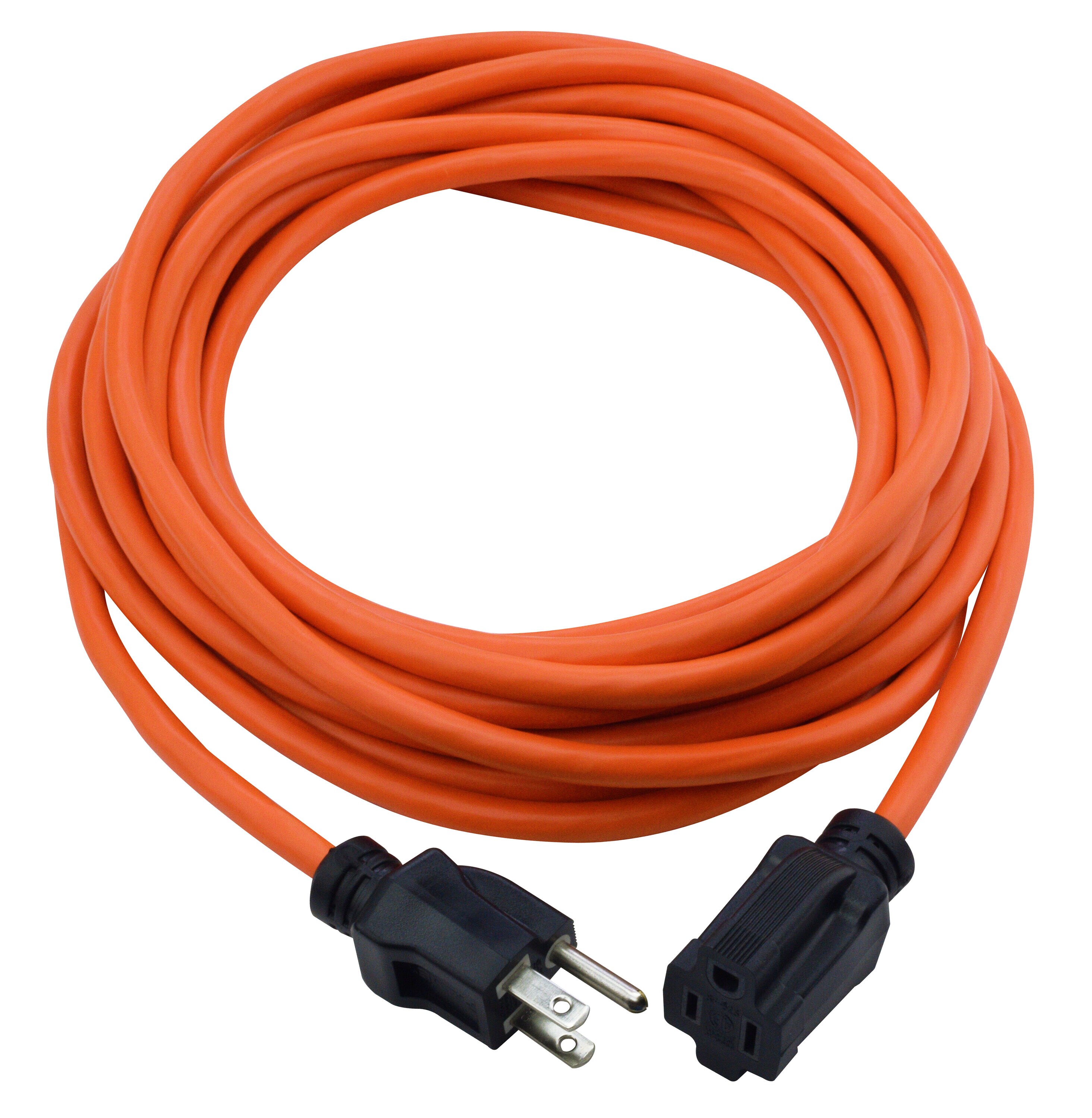 PRIME Prime 25-ft 16 / 3 3 Prong Orange Indoor/Outdoor SJTW Light Duty ...