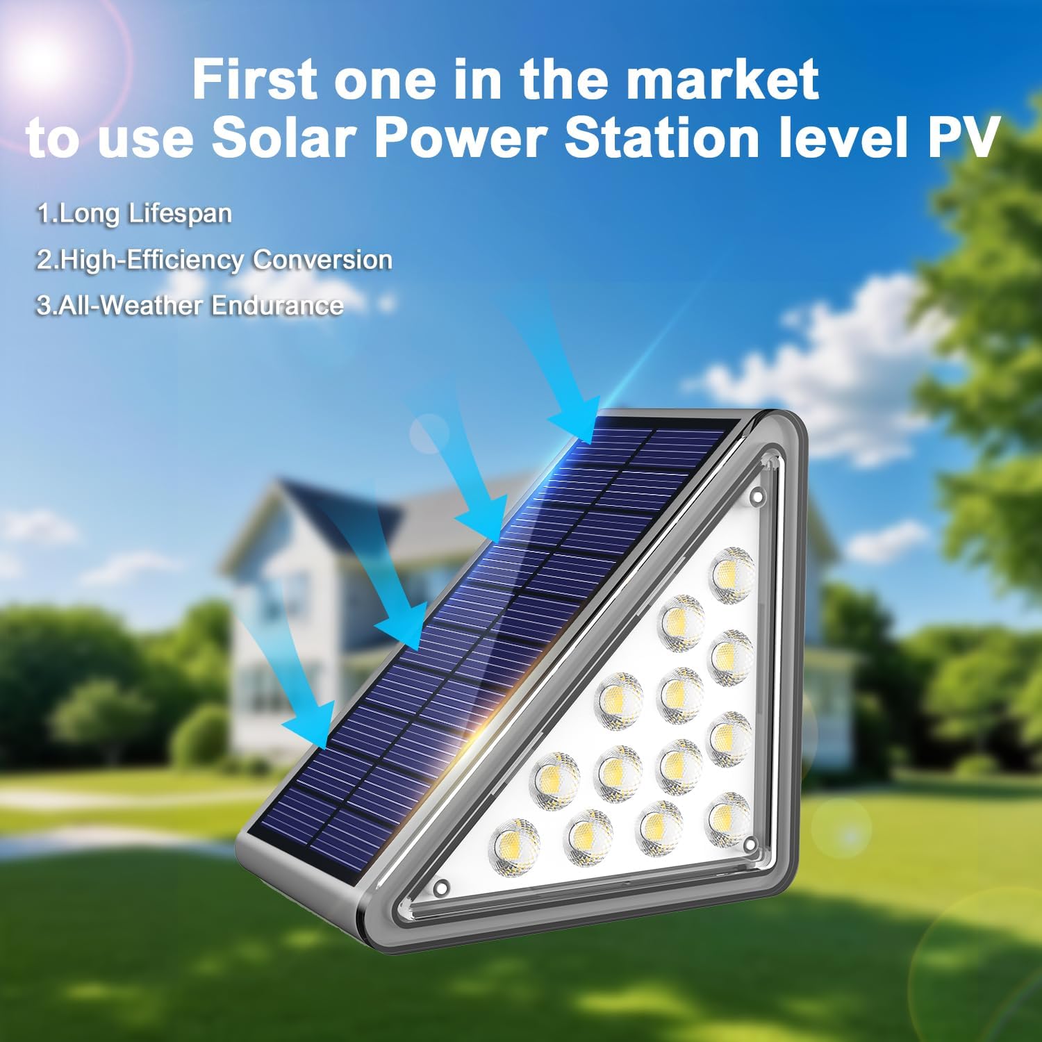 Afoxsos Solar Step Lights 6 Pack Outdoor Stair and Deck Light IP65 ...