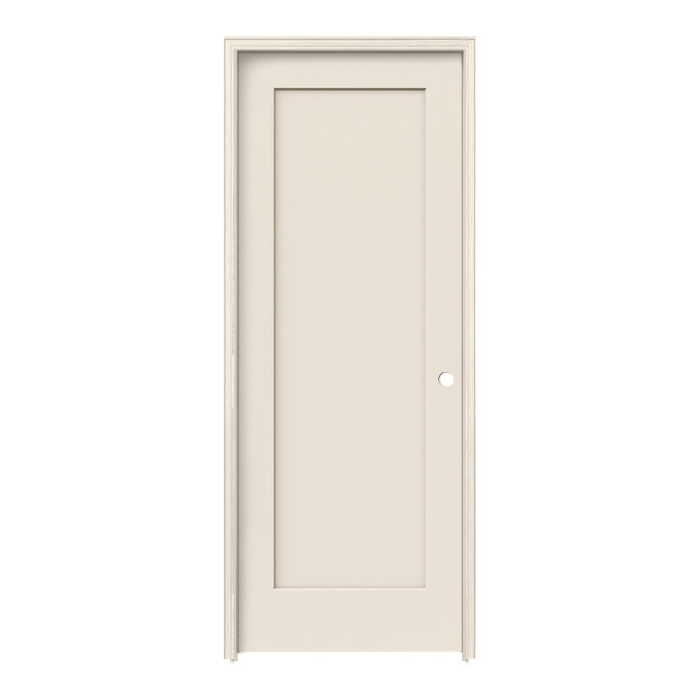 JELD-WEN 24-in x 96-in Primed Hollow core 1-panel Left hand Smooth ...