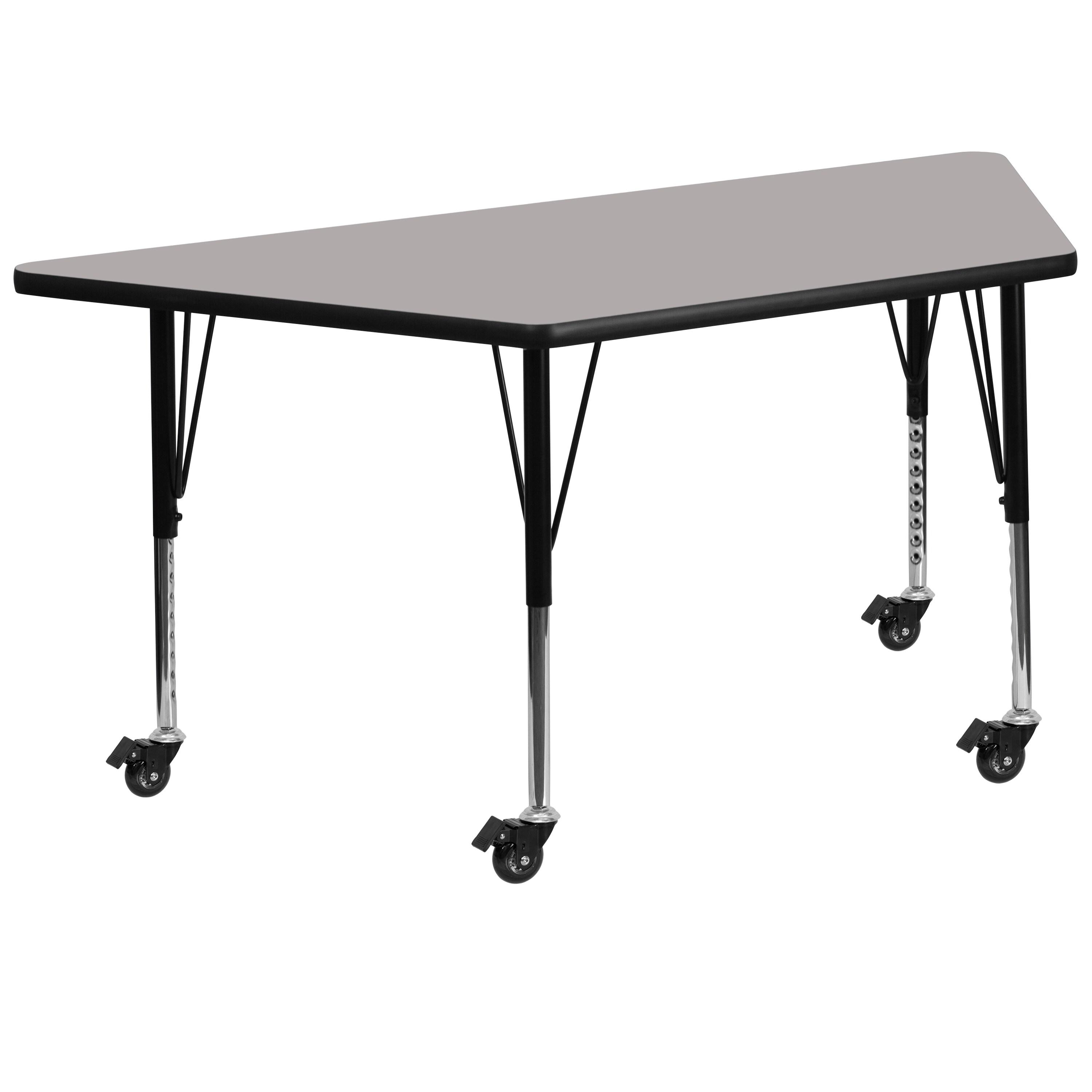 Emma + Oliver Mobile 22.5x45 Trapezoid Grey HP Laminate Preschool ...
