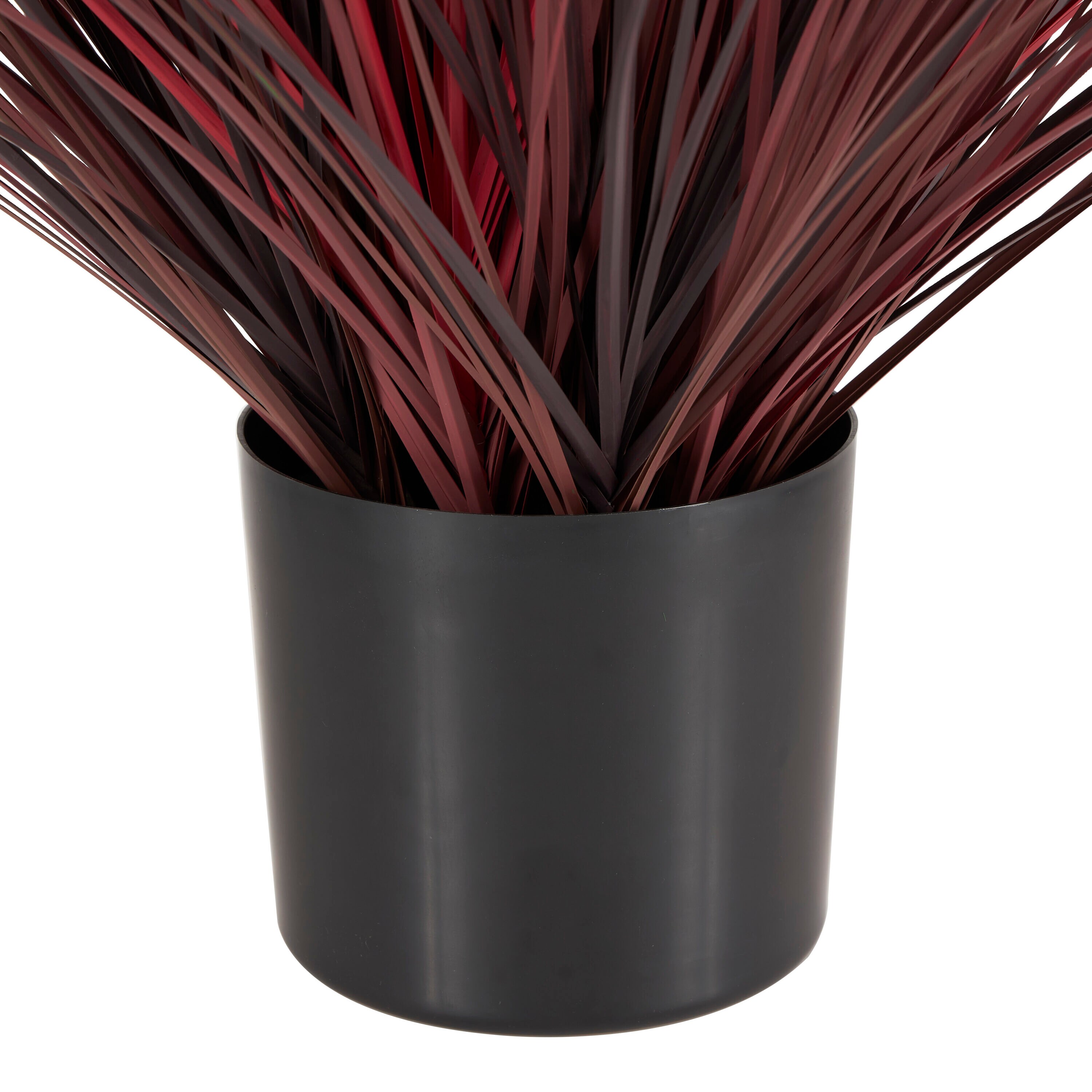 Grayson Lane 36-in Red with Black Pot Indoor Mixed Greenery Artificial ...
