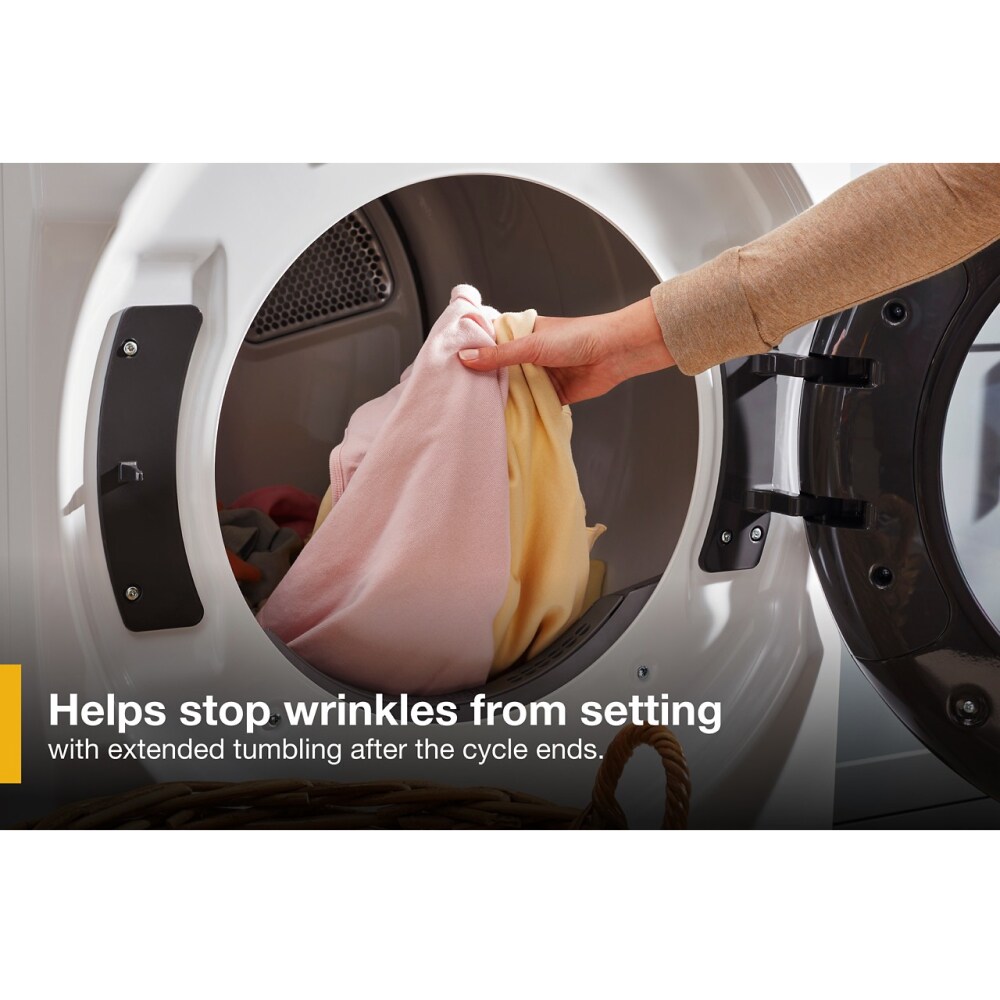 Whirlpool 7.4-cu ft Stackable Vented Electric Dryer (White) ENERGY STAR ...