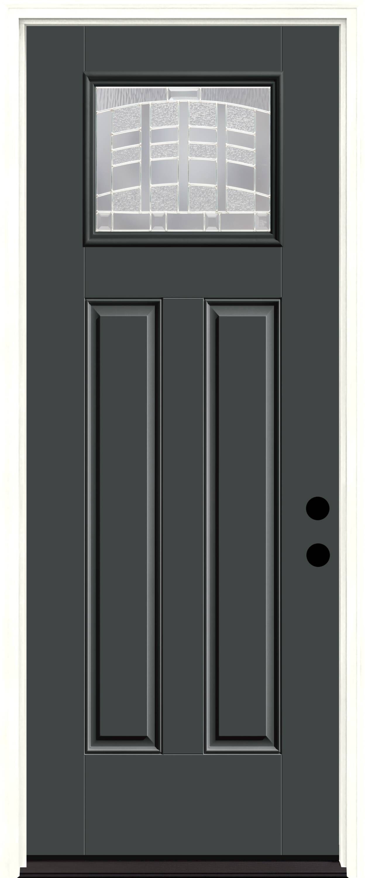 Therma-Tru Emerson 36-in x 80-in x 6-9/16-in Fiberglass Left-hand ...