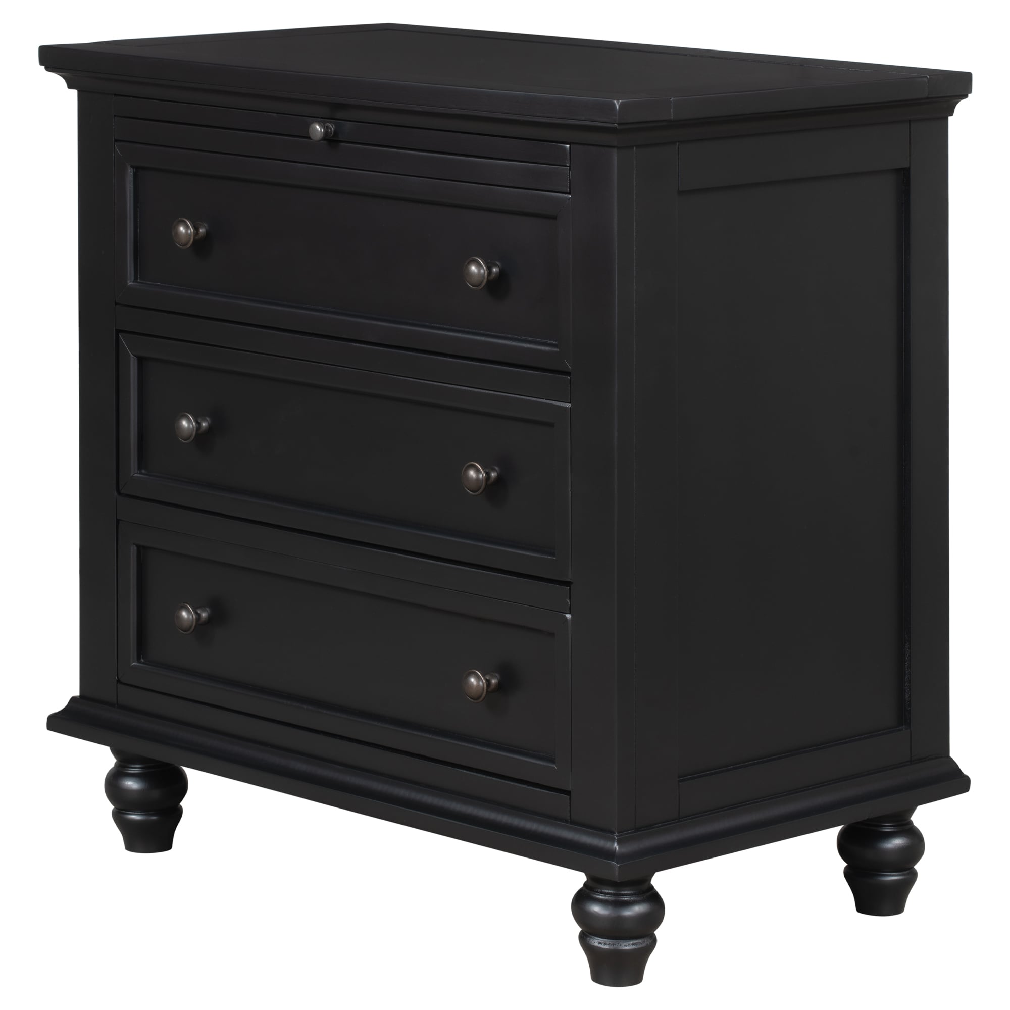 Clihome 28-in W Black Accent Cabinet in the Accent Cabinets department ...