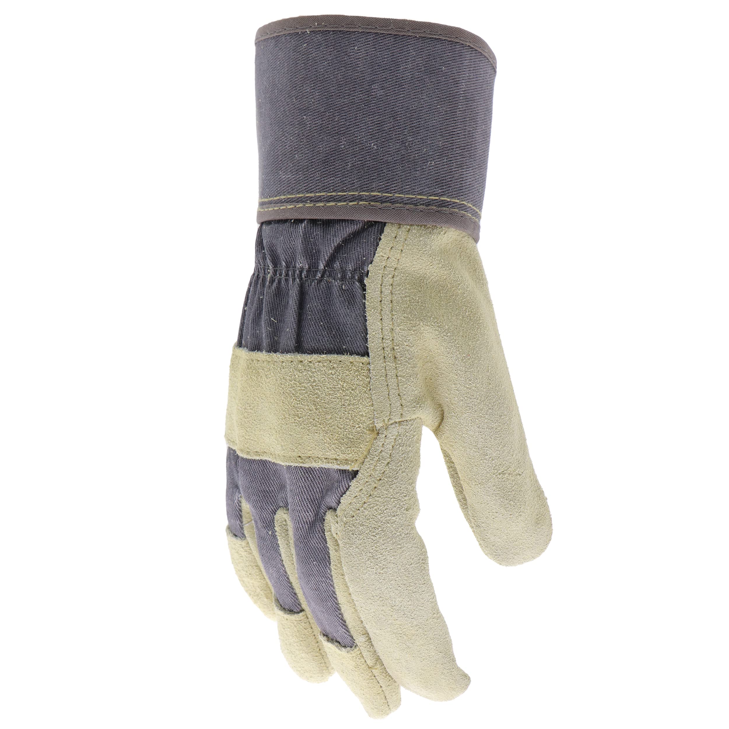 Boss Women's Guard Split Cowhide Leather Palm Work Gloves Extended ...