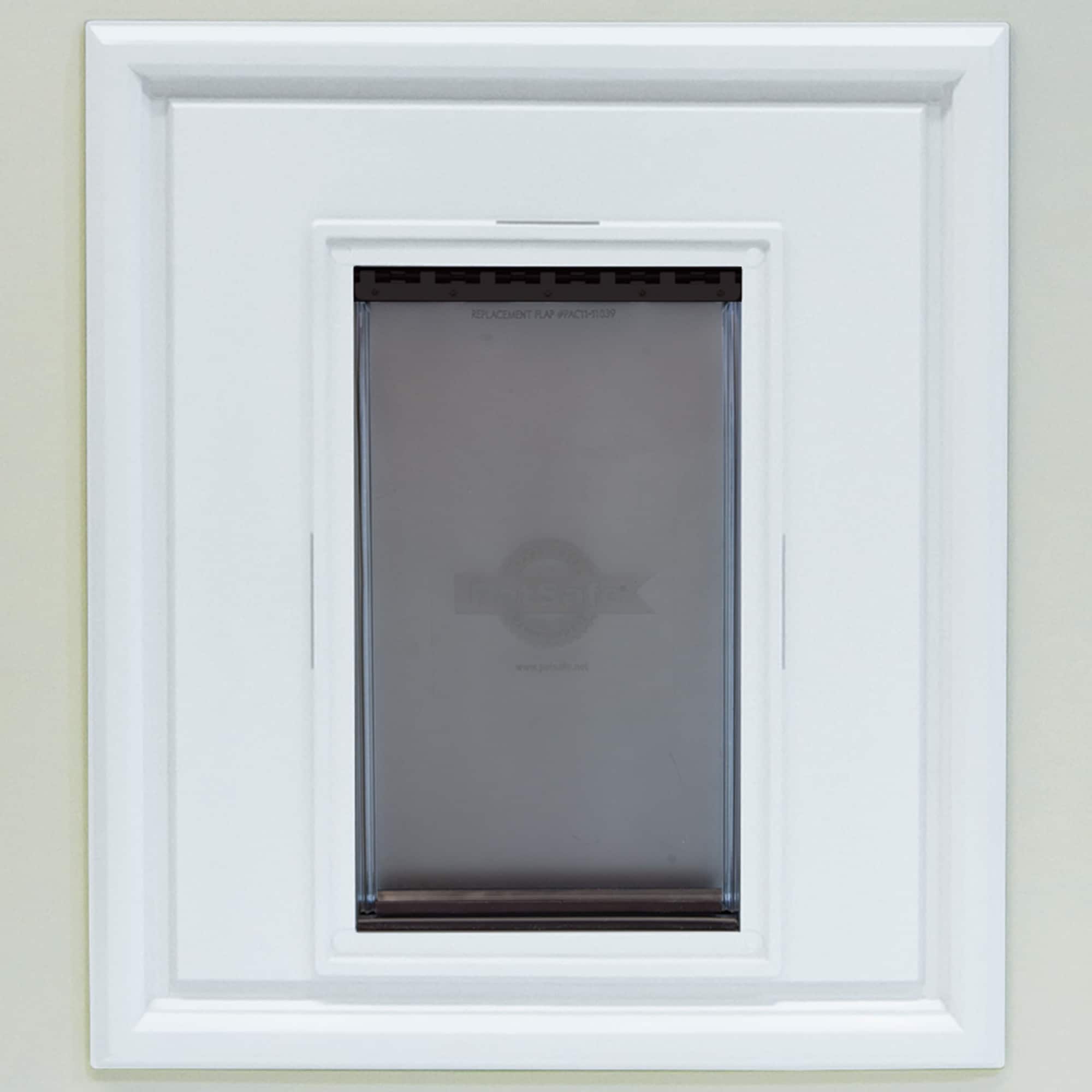 PetSafe White Plastic Dog/Cat Door for Entry door in the Pet Doors ...