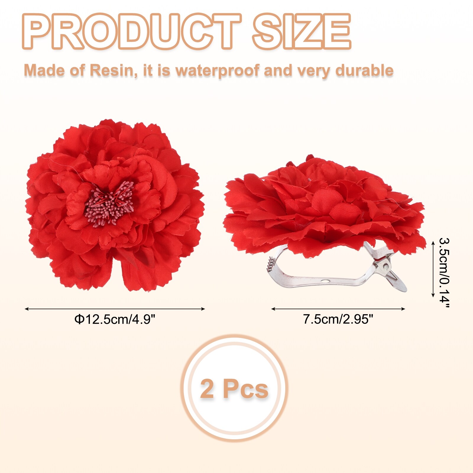 PATIKIL Flower Curtain Tiebacks 2 Pcs Artificial Floral Curtain Tie ...
