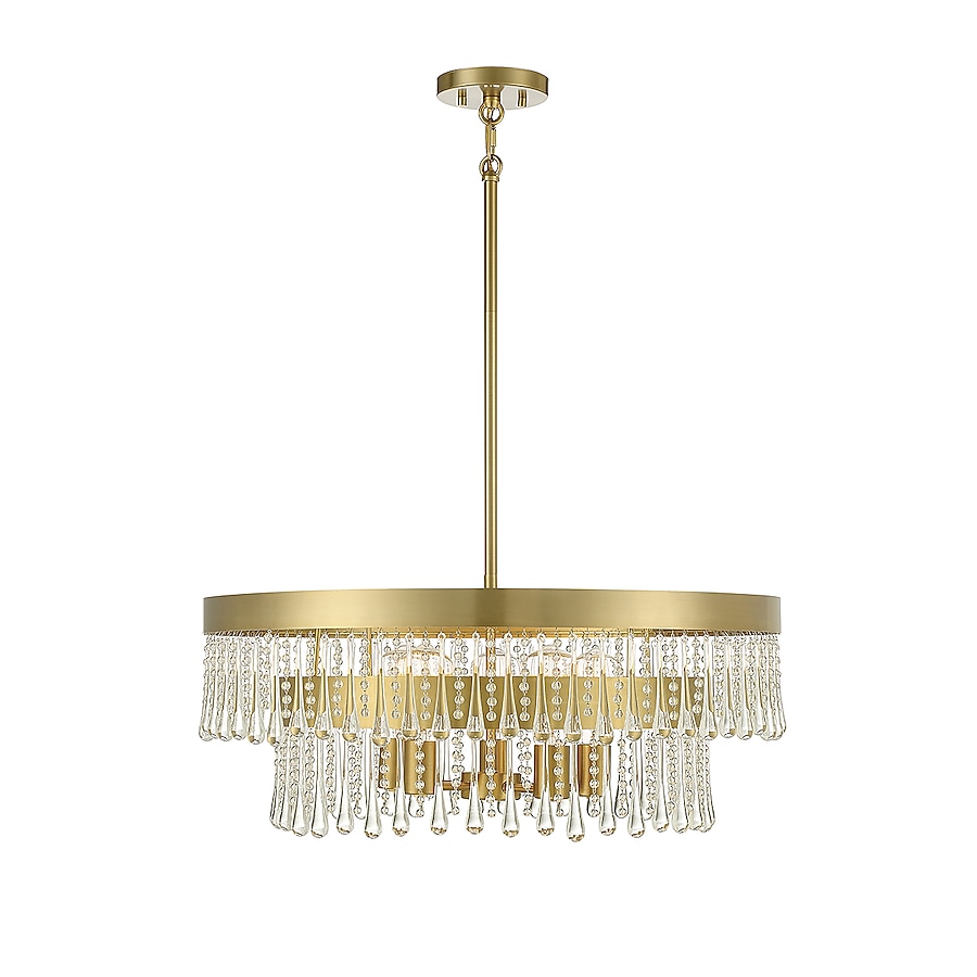 Meridian Lite Trends Meridian 6-Light Natural Brass Modern/Contemporary ... Meridian Lite Trends Meridian 6-Light Natural Brass Modern/Contemporary ...