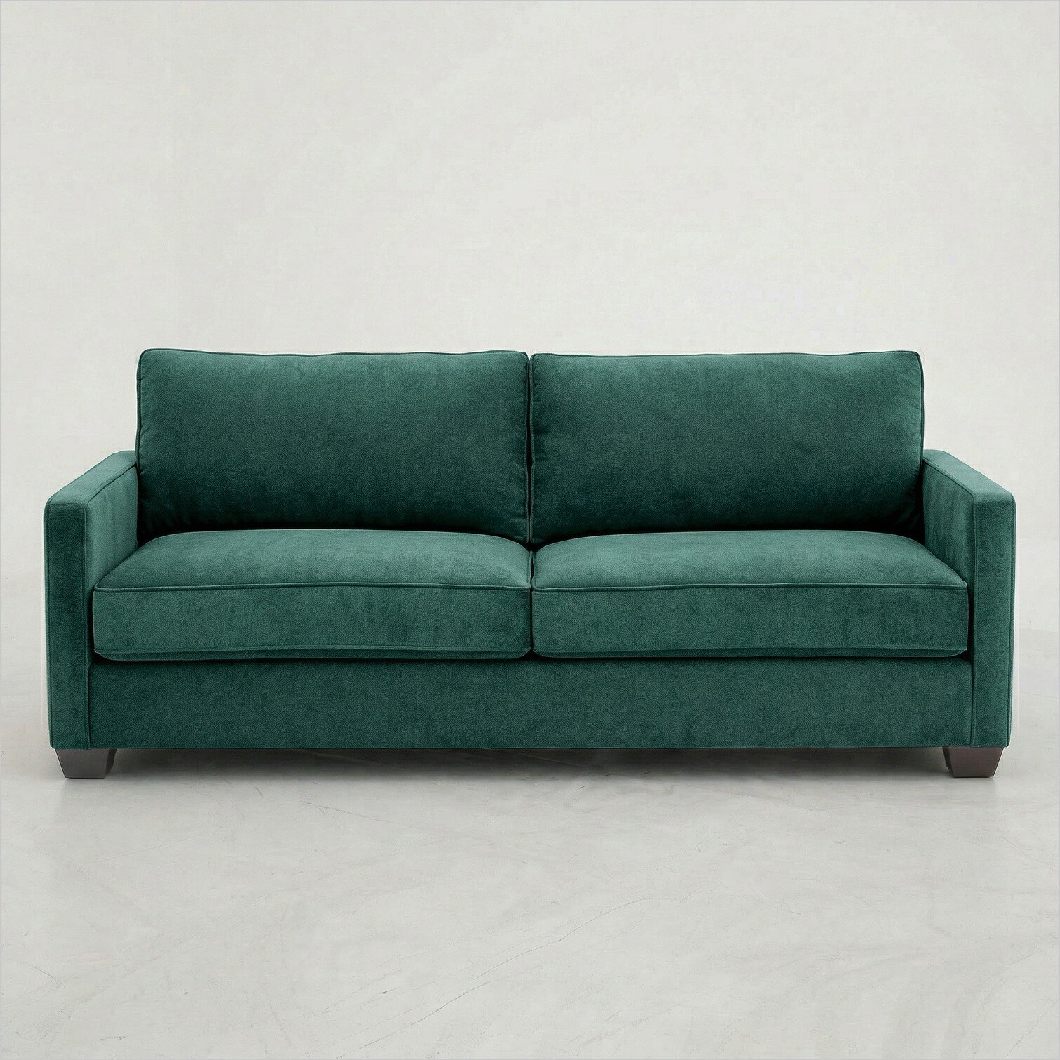 Watnature Velvet green finish sofa for modern living spaces classic ...