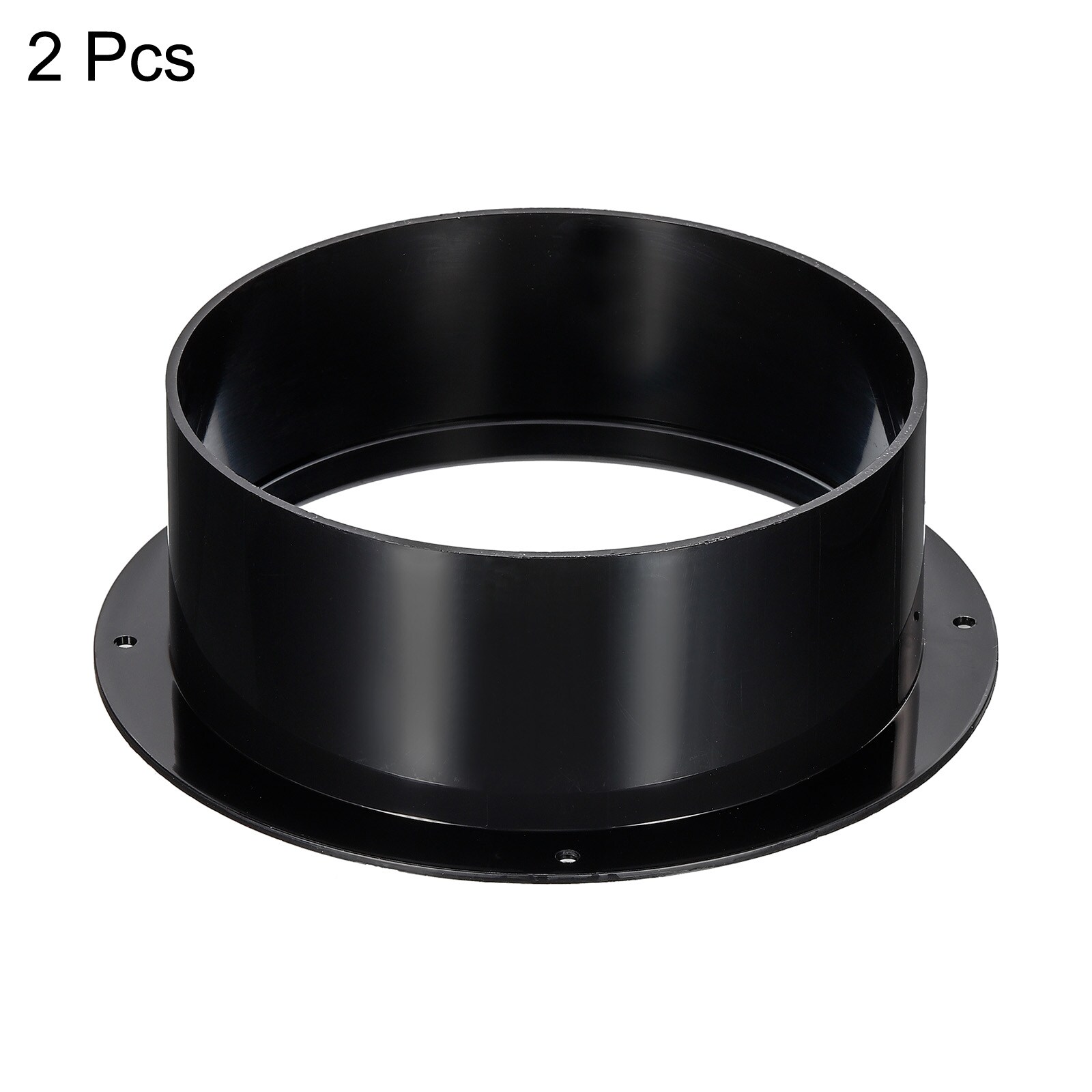 PATIKIL 6 Inch Duct Connector Flange 2 Pack Exhaust Hose Flange ABS ...