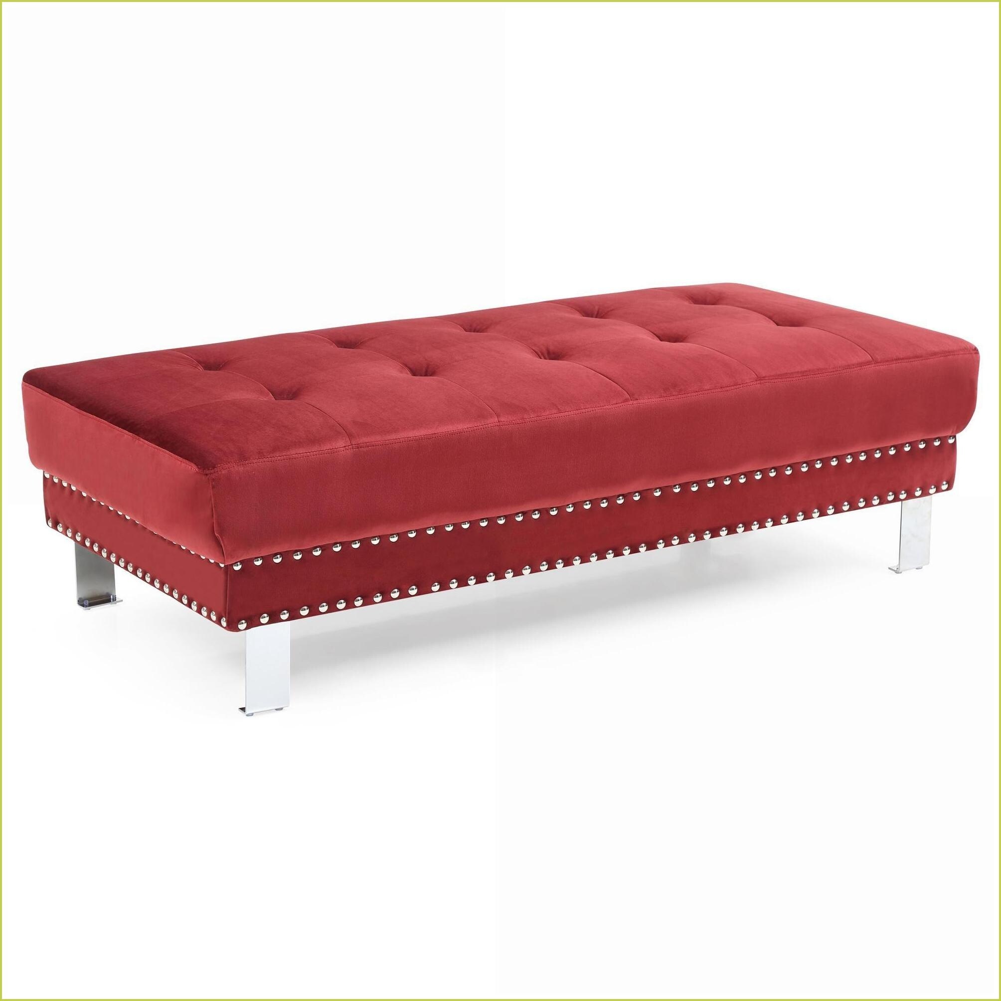 Watnature Ottoman Contemporary Cherry 57W Wide for Coffee Table amp ...