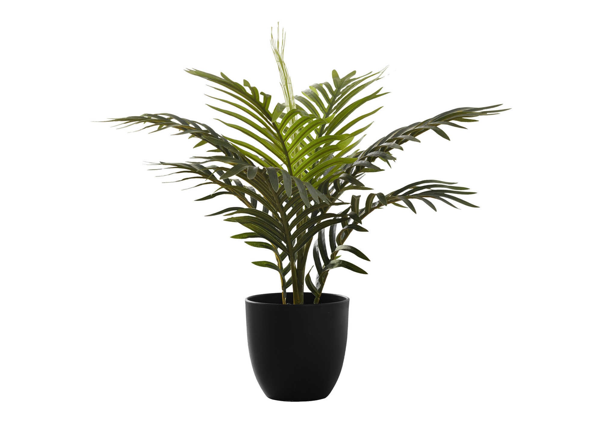 LUXEYARD Artificial Plant 20Inch Tall Palm Indoor Faux Fake Table ...