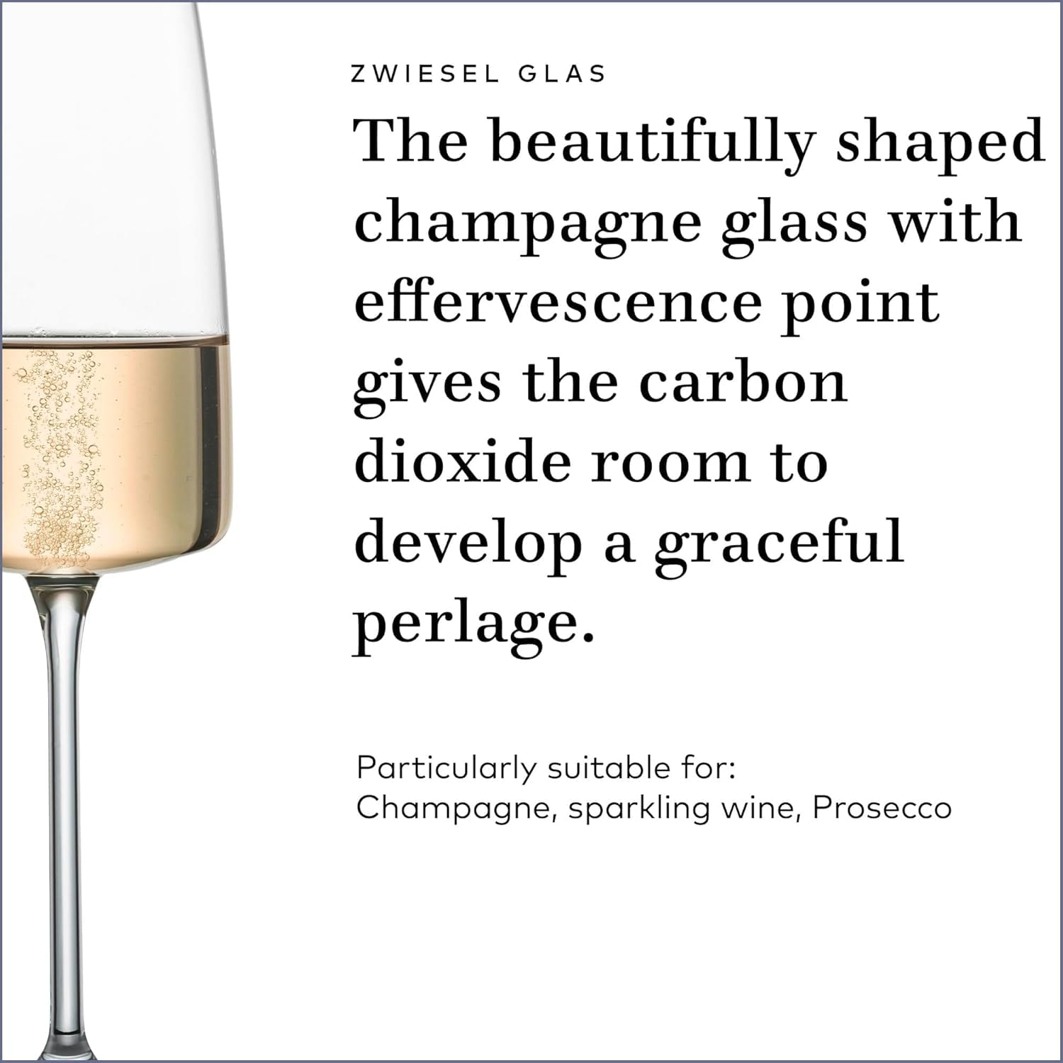 Fortessa Zwiesel Glas Sensa Set of 6 Champagne Flute in the Drinkware ...