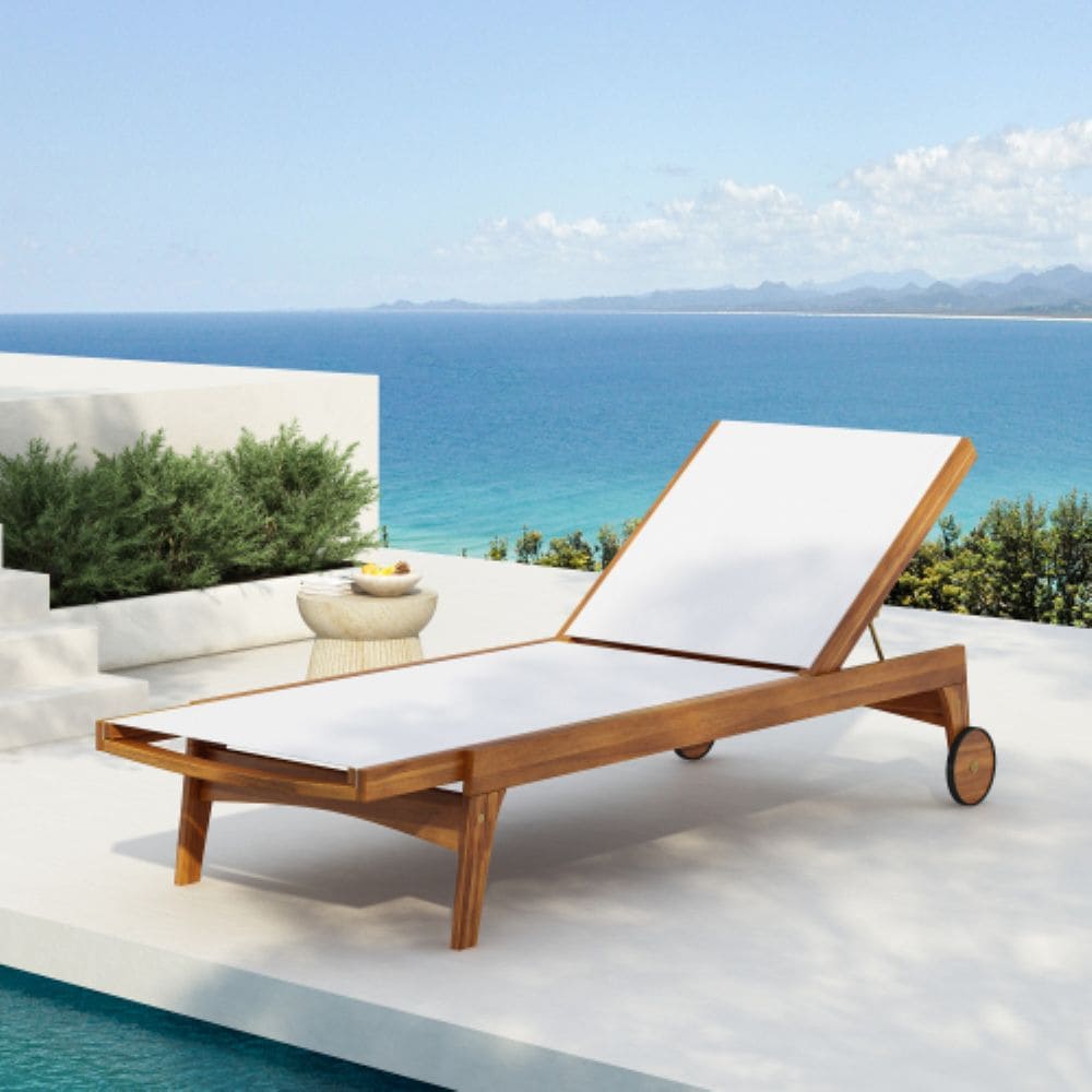 Christopher Knight Home Aiden Outdoor Patio Acacia Wood and Mesh ...