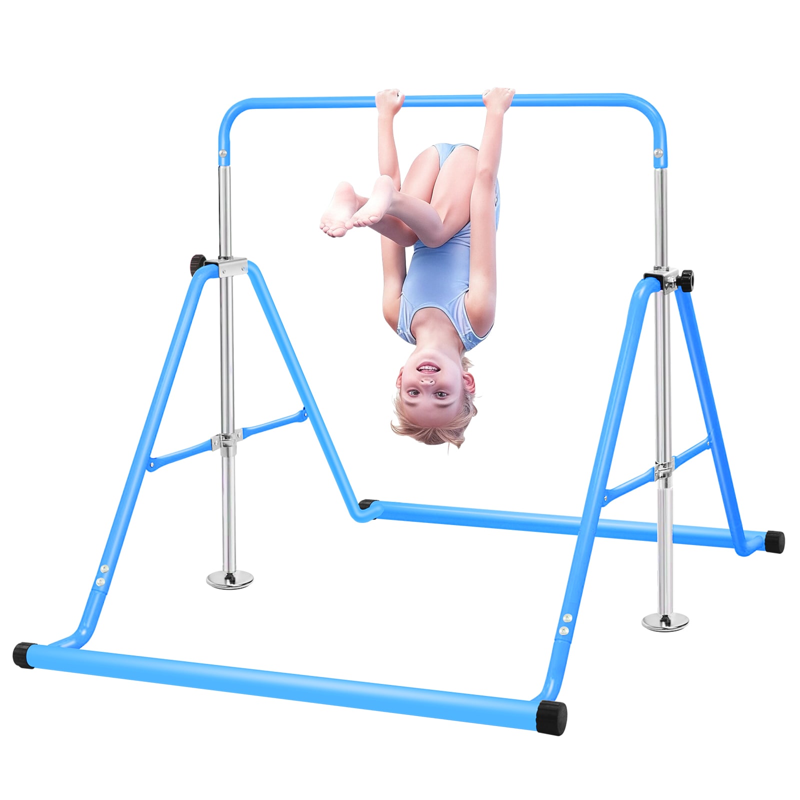 KERDOM 150lbs Gymnastics Bar for Kids Height Adjustable Horizontal Bar ...