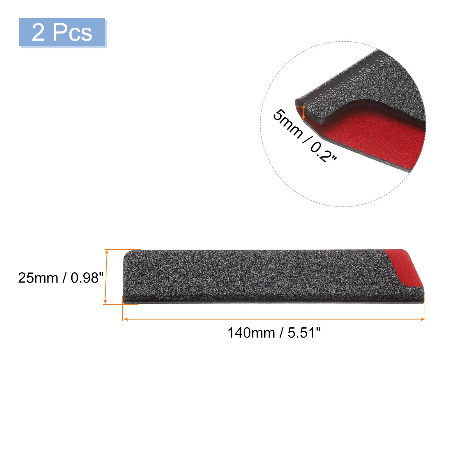 Unique Bargains 2pcs Knives Edge Guard 5.5 Inchx1 Inch ABS Knife Cover ...