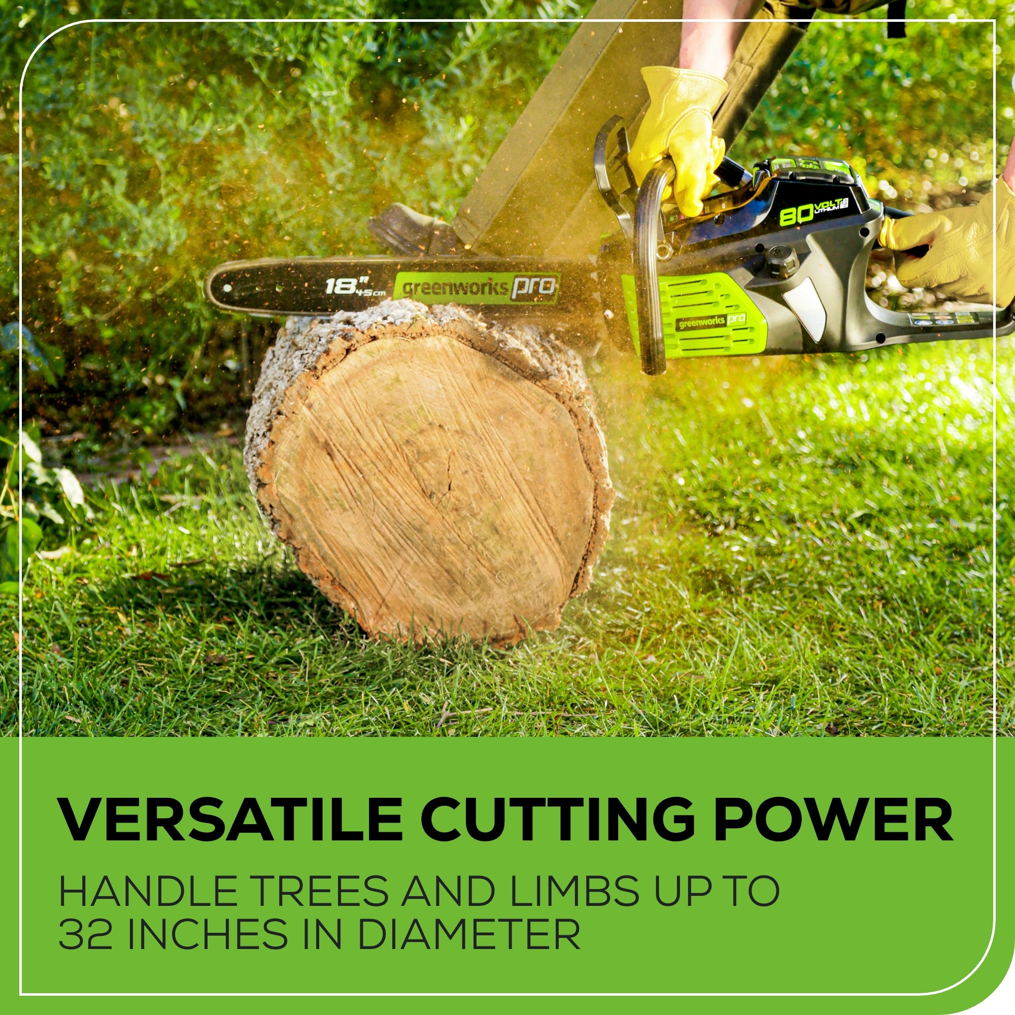 Greenworks pro gcs80420 chainsaw store