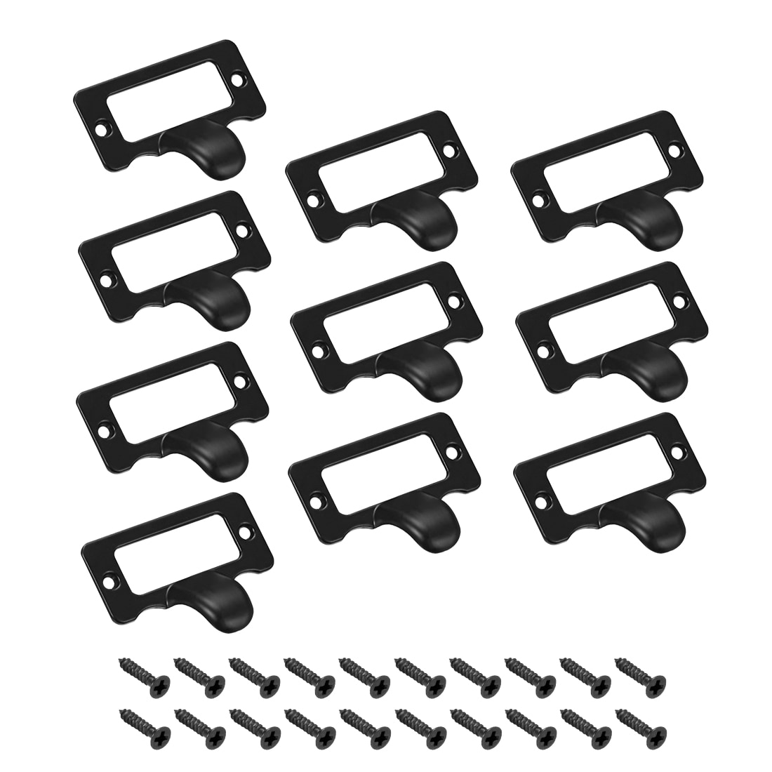 Unique Bargains Label Holder Pull Handles Vintage Zinc Alloy Label ...
