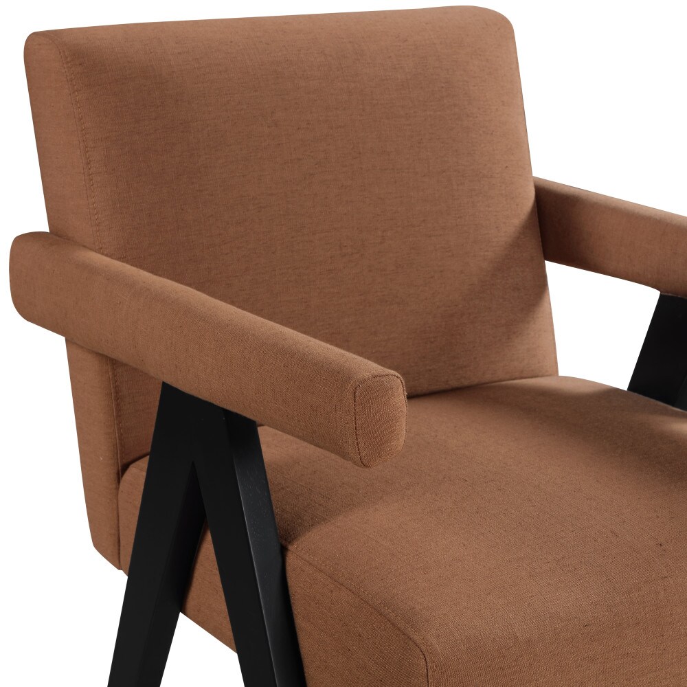 Steve Silver Helen 27.5-in W Casual Rust Accent Armchair in the Chairs ...