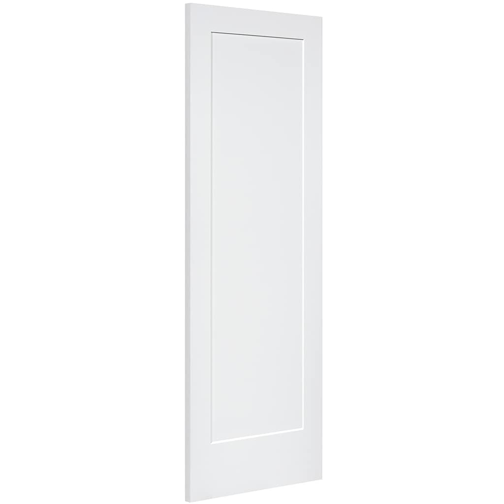 Kimberly Bay 24-in x 80-in White 1-panel Smooth Solid core Primed Pine ...