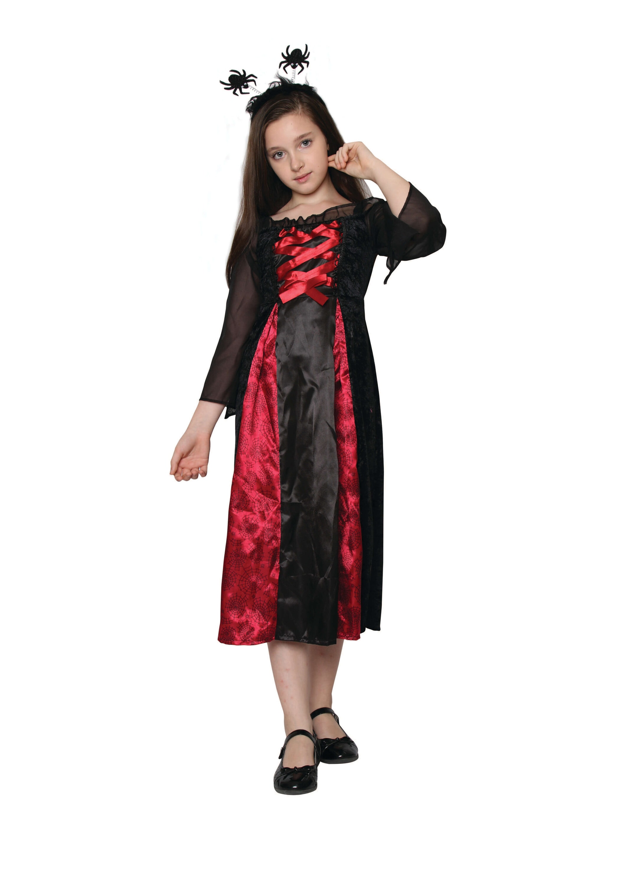 Northlight Red and Black Spider Princess Girl Child Halloween Costume ...