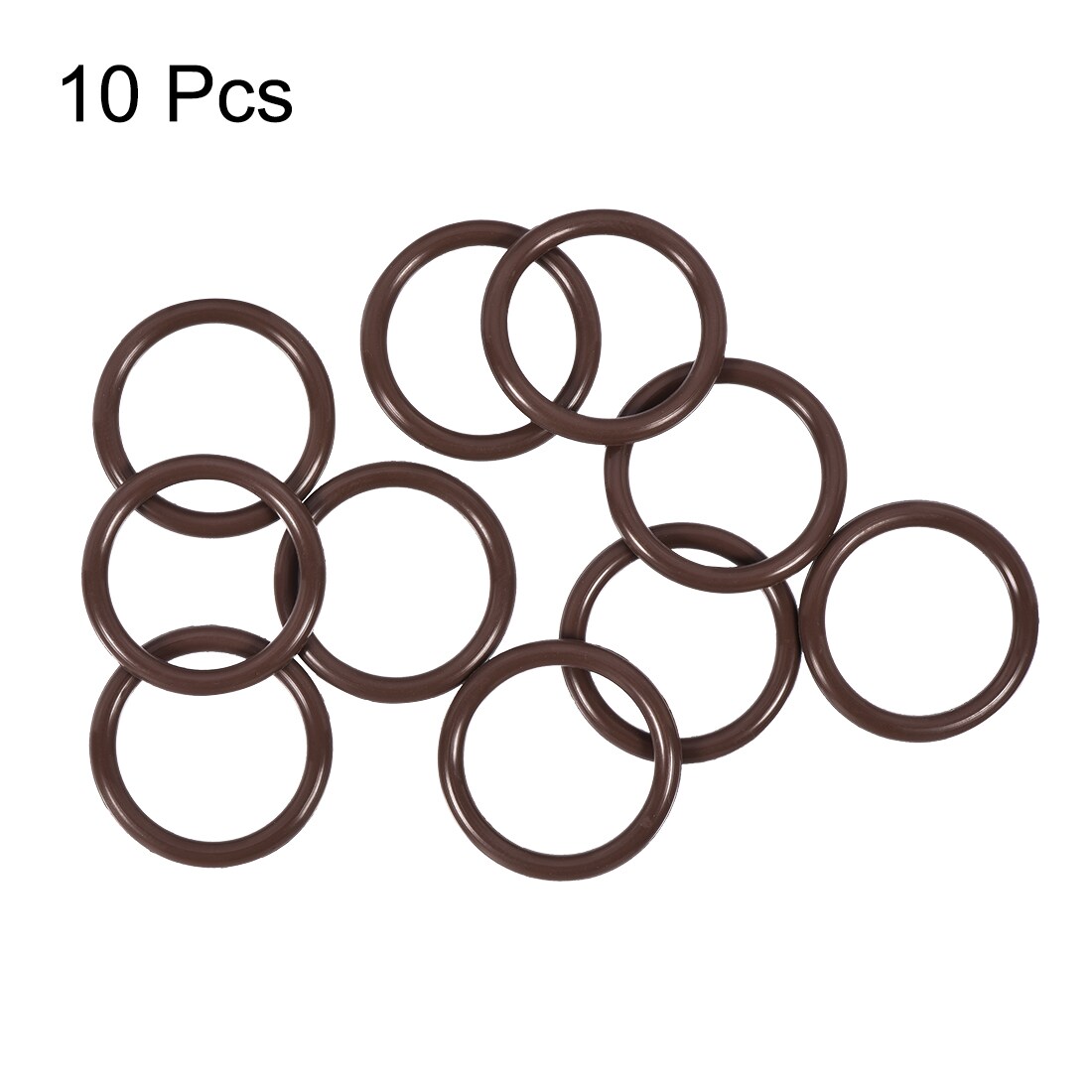 Unique Bargains Fluorine Rubber O-Rings 22mm OD 17mm ID 2.5mm Width ...