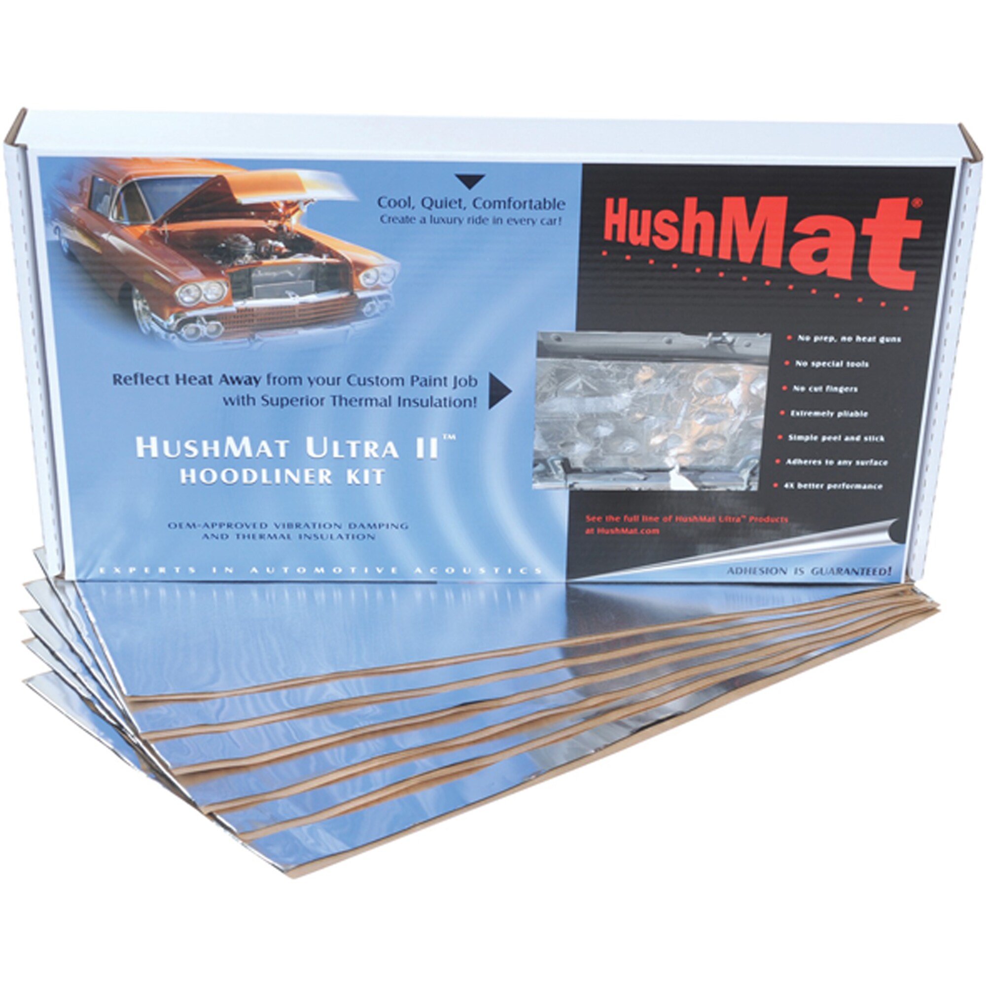 HushMat Hushmat Ultra Ii Auto and Truck Heavy-duty Hoodliner Insulation ...
