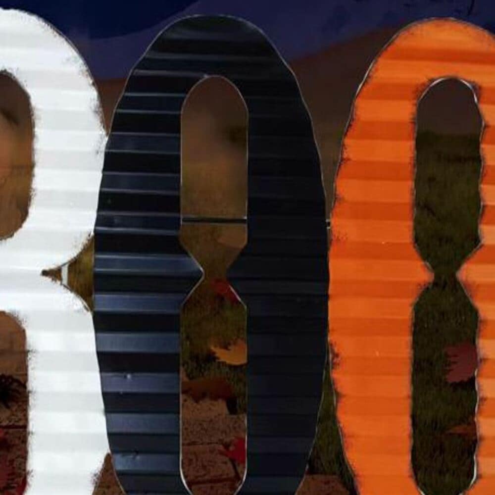 Sienna 22.5 in. Boo Yard Decor 8 pk in the Outdoor Halloween ...